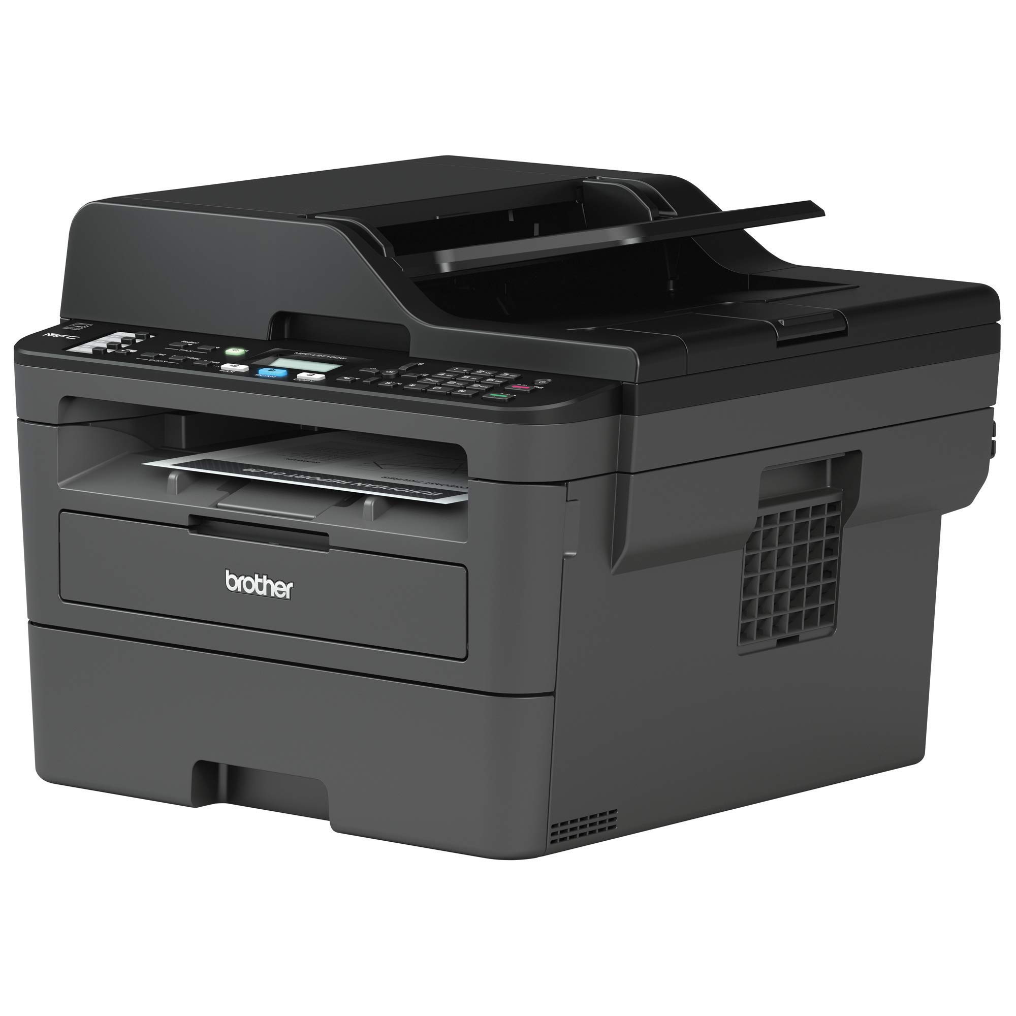 Brother Monochrome Laser, Compact All-In One, Multifunction Printer, MFCL2710DW, Wireless Networking and Duplex Printing, Amazon Dash Replenishment Ready