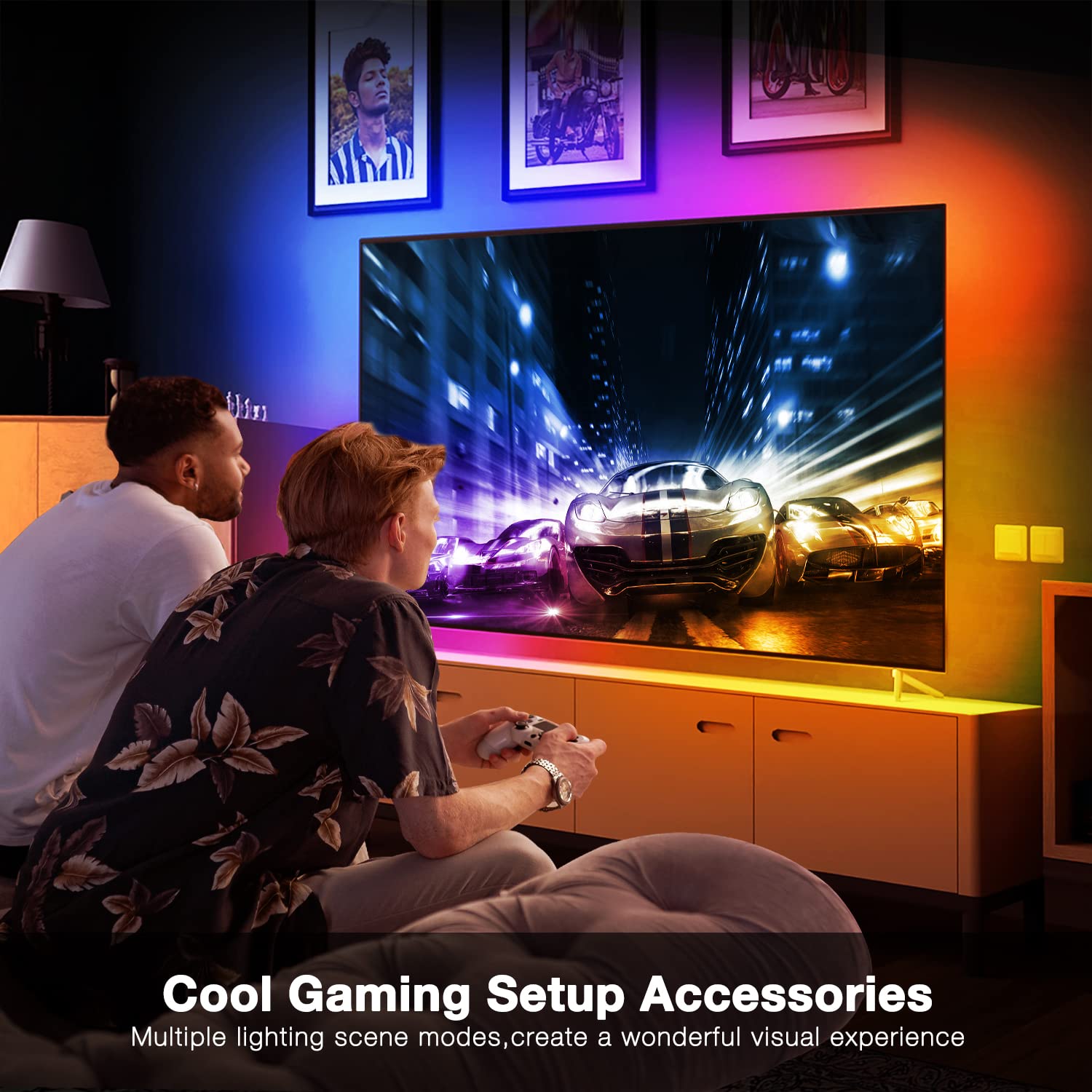 DAYBETTER Smart WiFi Led Lights 50ft, Tuya App Controlled Led Strip Lights, Work with Alexa and Google Assistant, Timer Schedule Led Lights Strip, Color Changing Led Lights for Bedroom Party Kitchen