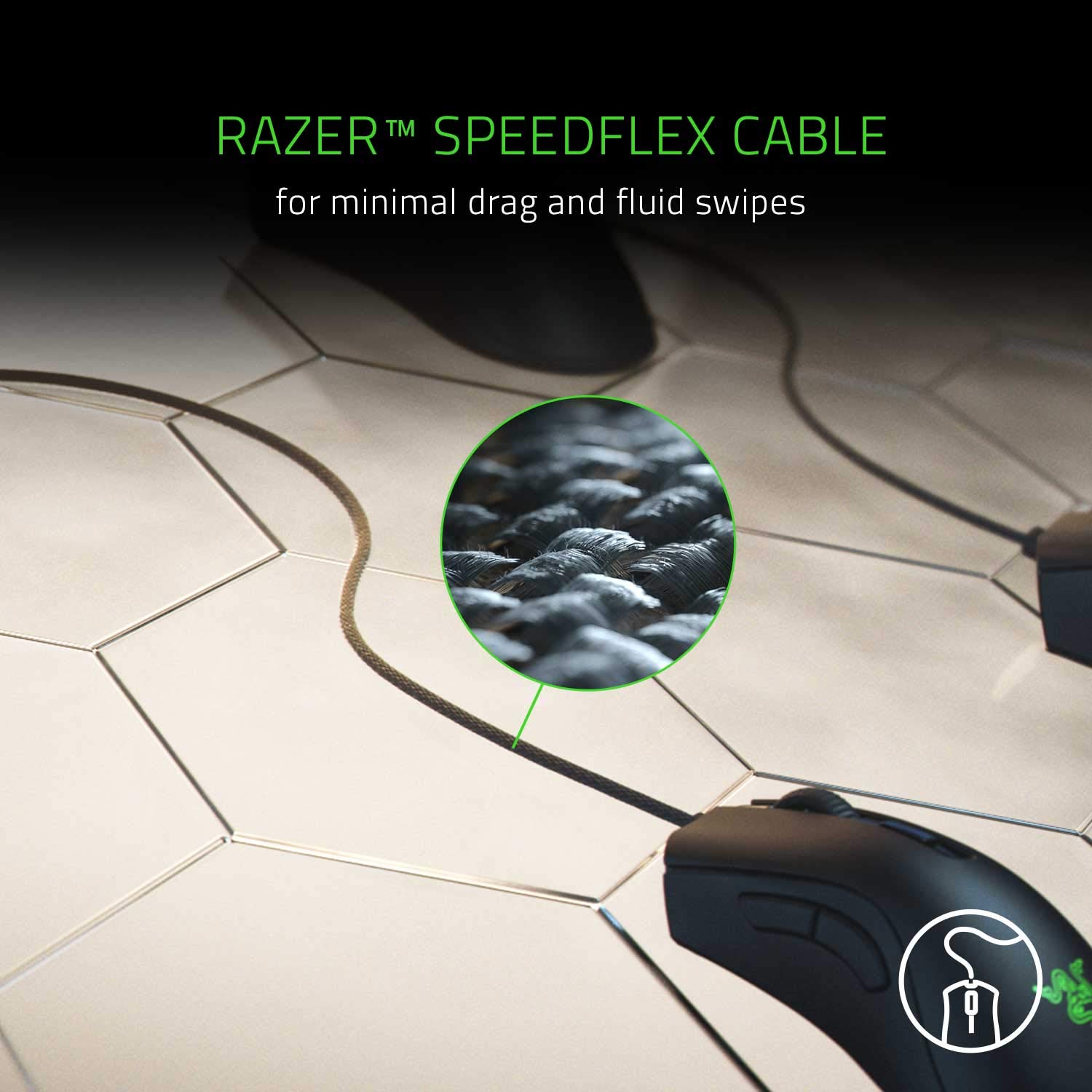 Razer DeathAdder v2 Mini Gaming Mouse: 8500K DPI Optical Sensor - 62g Lightweight Design - Chroma RGB Lighting - 6 Programmable Buttons - Anti-Slip Grip Tape Included - Classic Black