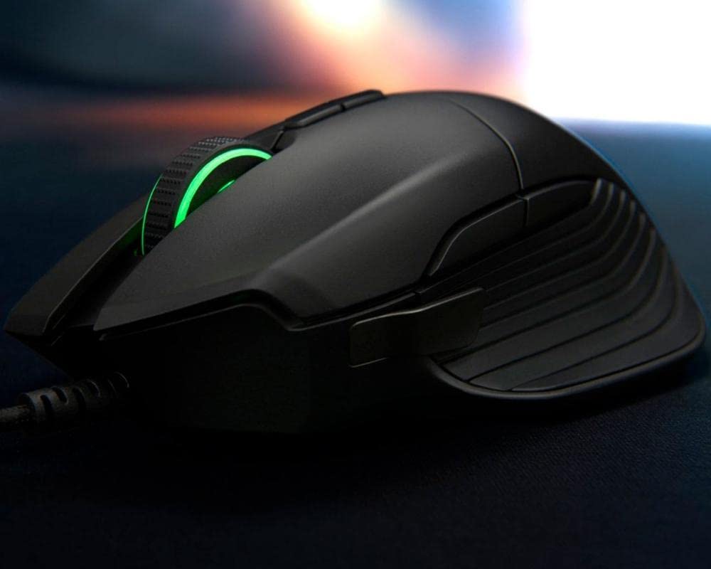 Razer Basilisk Essential Gaming Mouse: 6400 DPI Optical Sensor - Chroma RGB Lighting - 7 Programmable Buttons - Mechanical Switches - Classic Black