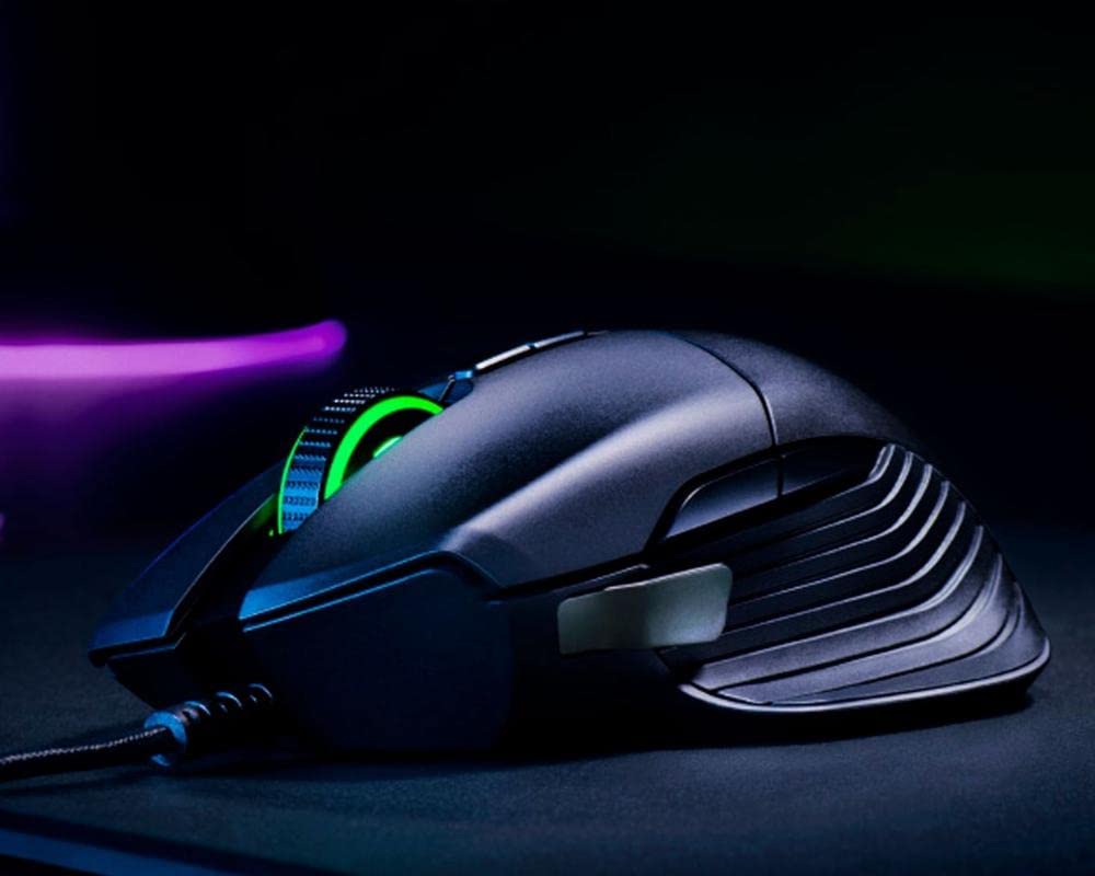 Razer Basilisk Essential Gaming Mouse: 6400 DPI Optical Sensor - Chroma RGB Lighting - 7 Programmable Buttons - Mechanical Switches - Classic Black