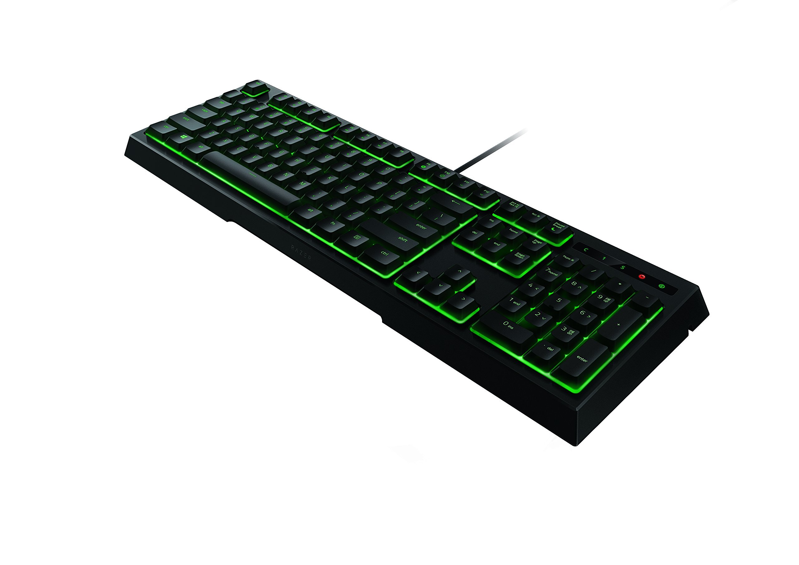 Razer ORNATA Expert: Mecha-Membrane - Individually Backlit Mid-Height Keys - Leatherette Wrist Rest - Gaming Keyboard - Gaming Keyboard (RZ03-02041800-R3U1)