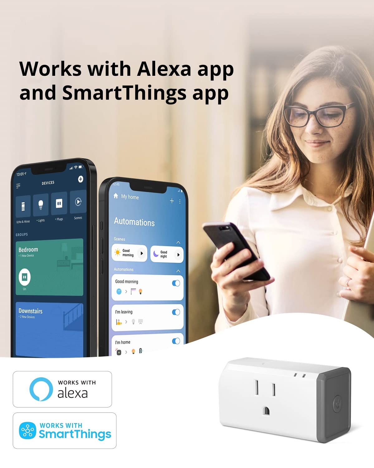 SONOFF S31 Lite 15A Zigbee Smart Plug ETL Certified, Works with SmartThings, and Amazon Echo Plus, Hub Needed for Amazon Alexa 2-Pack