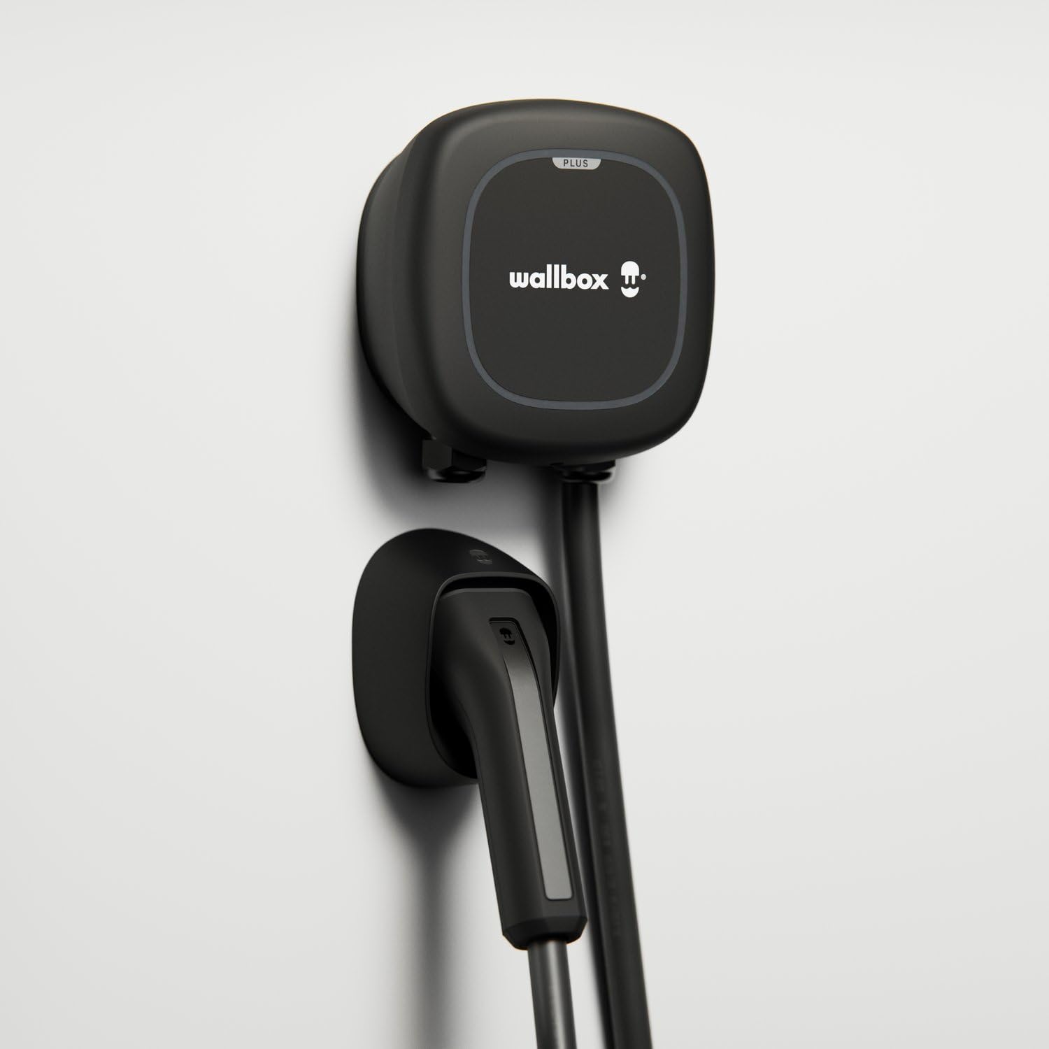 Wallbox Pulsar Plus Level 2 Electric Vehicle Smart Charger - 40 Amp NEMA Ultra Compact, WiFi, Bluetooth, Alexa and Google Home - 25 Foot Cable - UL Certified - Indoor/Outdoor