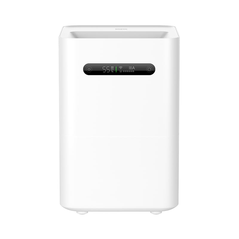 smartmi Evaporative Humidifiers, Cool No Mist Humidifiers for Bedroom, Air Humidifiers for Baby, 4L Top Fill, Self-Cleaning, Quiet, Smart APP Control, Auto Shutoff, Air-drying, Shockproof