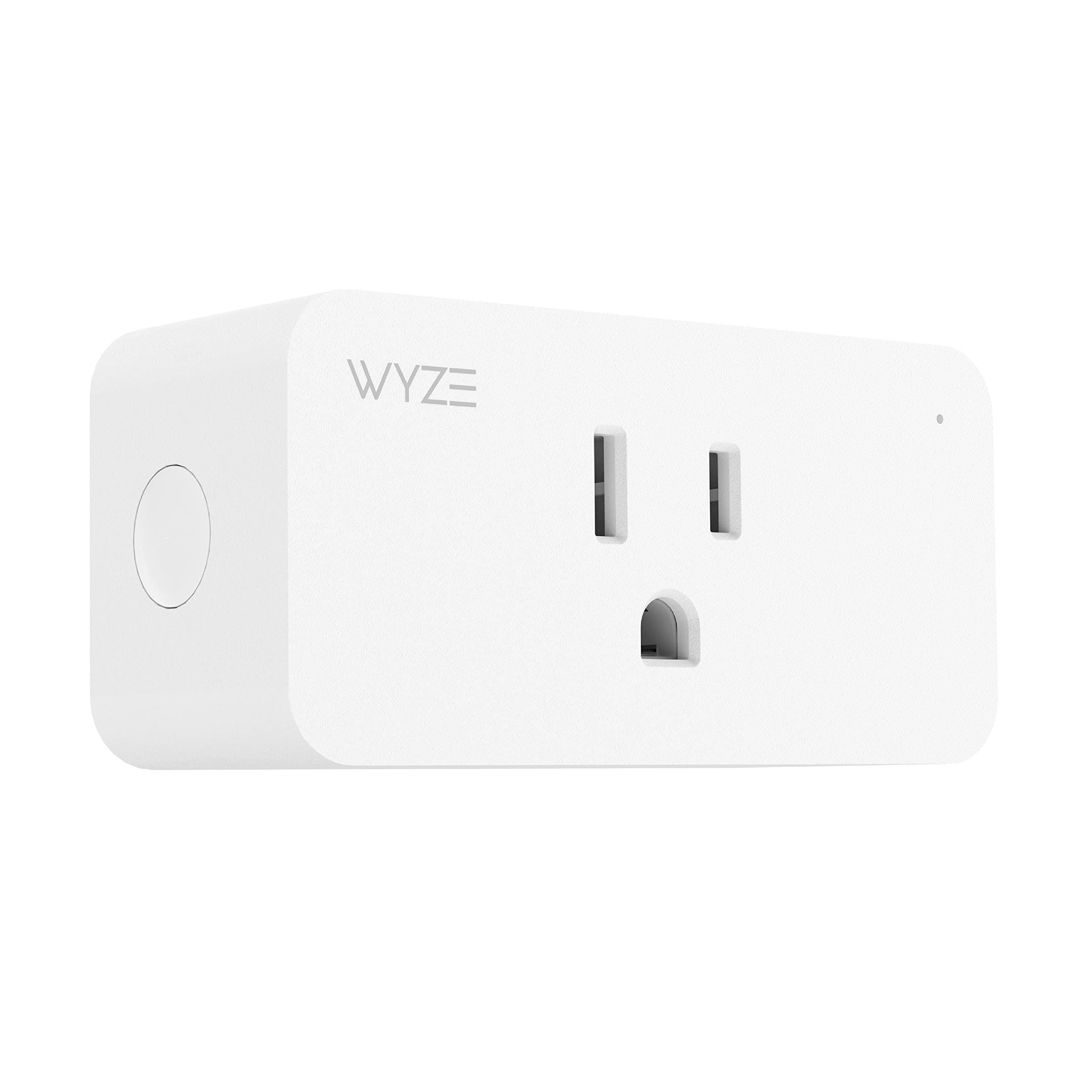 Wyze Plug, 2.4GHz WiFi Smart Plug, Works with Alexa, Google Assistant, IFTTT, No Hub Required, One-Pack, White – A Certified for Humans Device