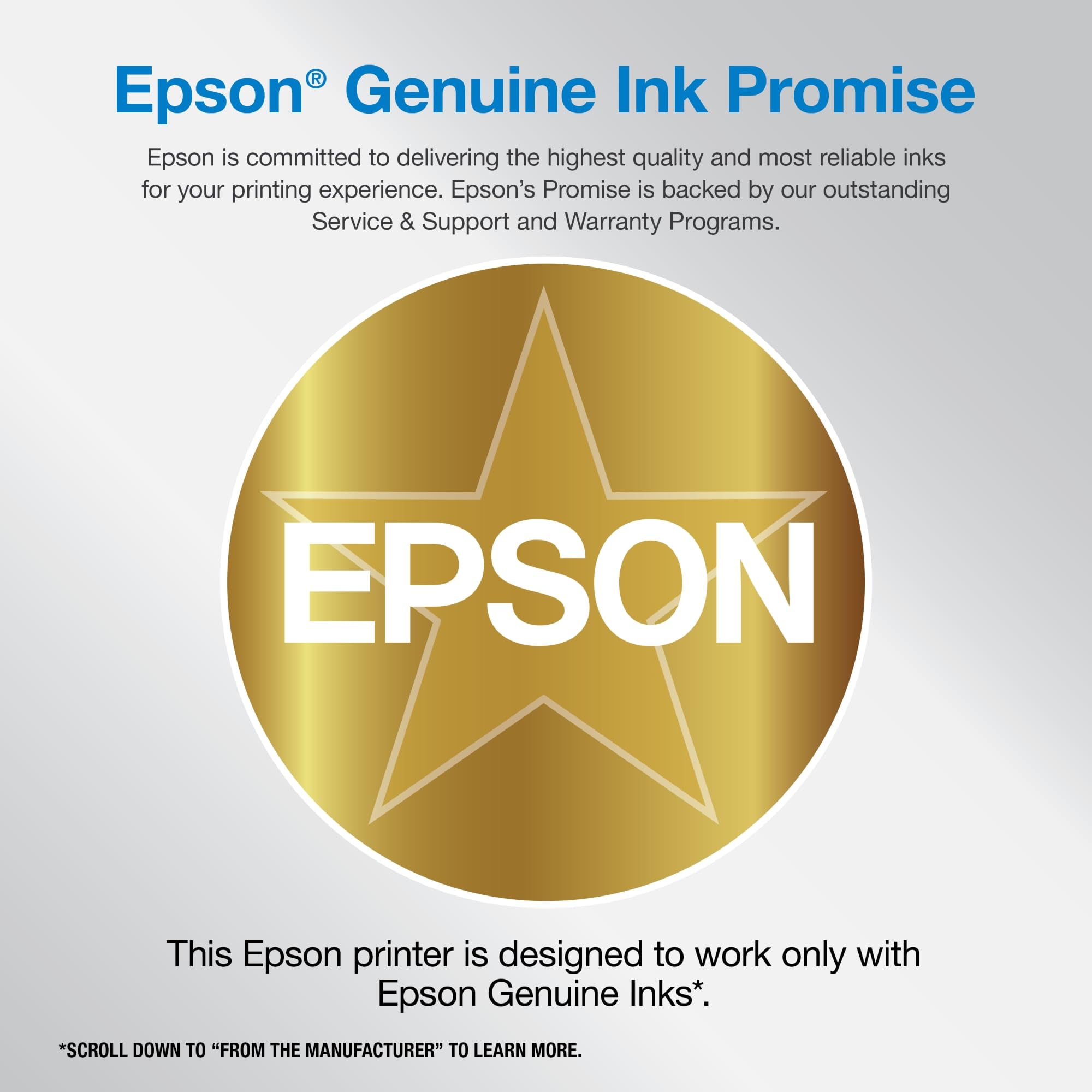 Epson Workforce Pro WF-7840 Wireless All-in-One Wide-Format Printer with Auto 2-Sided Print up to 13" x 19", Copy, Scan and Fax, 50-Page ADF, 500-sheet Paper Capacity, 4.3" Screen