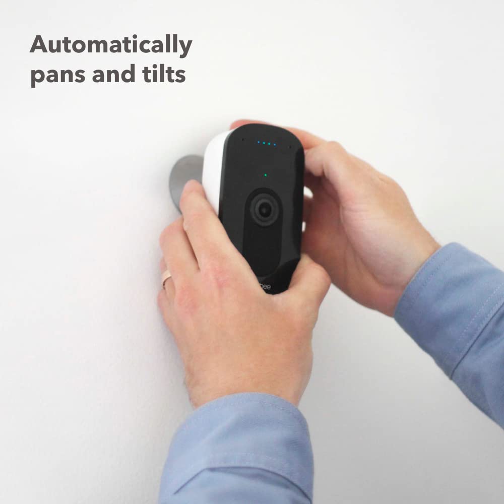 ecobee SmartCamera – Indoor WiFi Security Camera, Smart Home Security System, 1080p HD 180 Degree FOV, Night Vision, 2-Way Audio, Works with Apple HomeKit, Alexa Built In