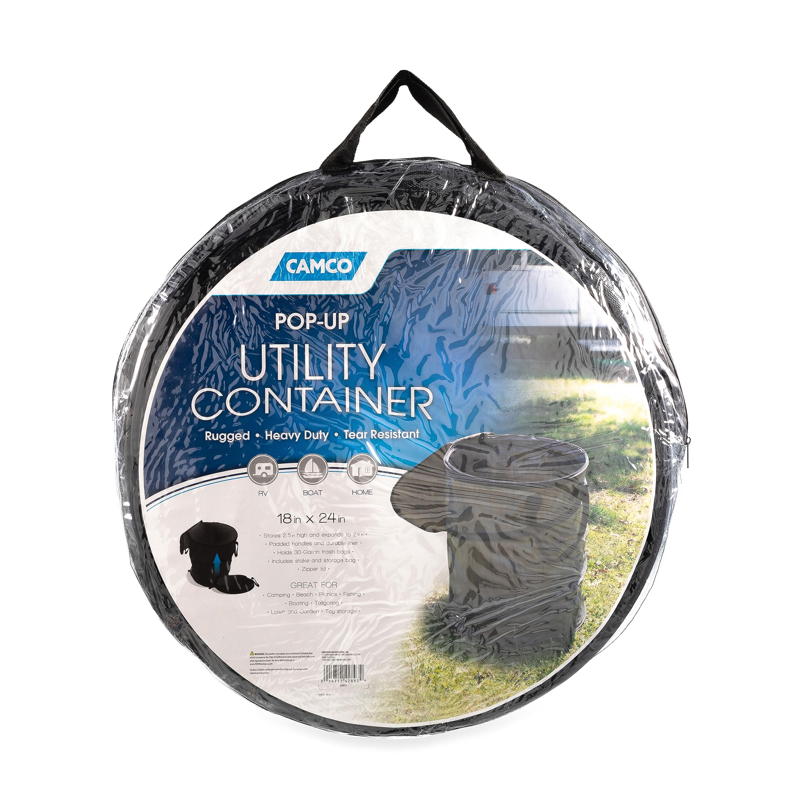 Camco 42893 Pop-Up Utility Container β 18β x 24β