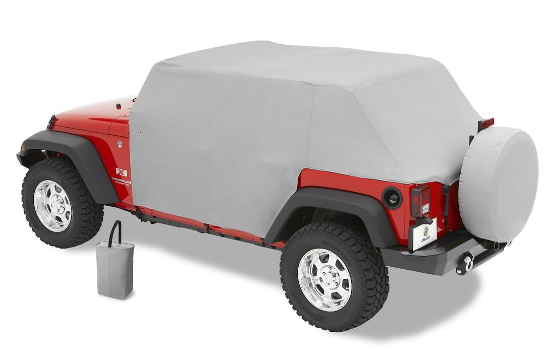 Bestop 8104009 Charcoal All Weather Trail Cover for 2007-2018 Wrangler 2-door