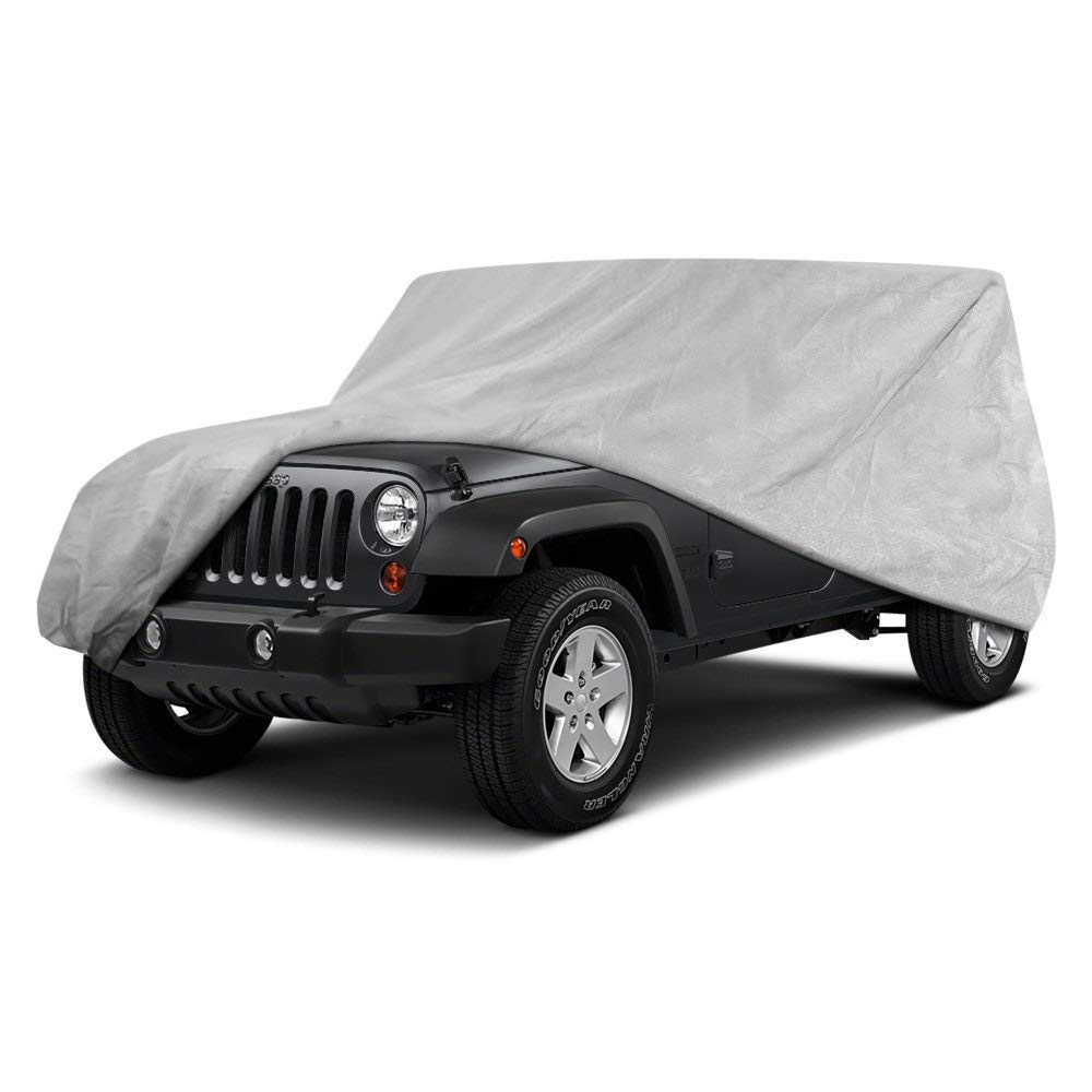 Rugged Ridge 13321.72 Car Cover Kit, Full; 55-06 Jeep CJ/Wrangler YJ/TJ