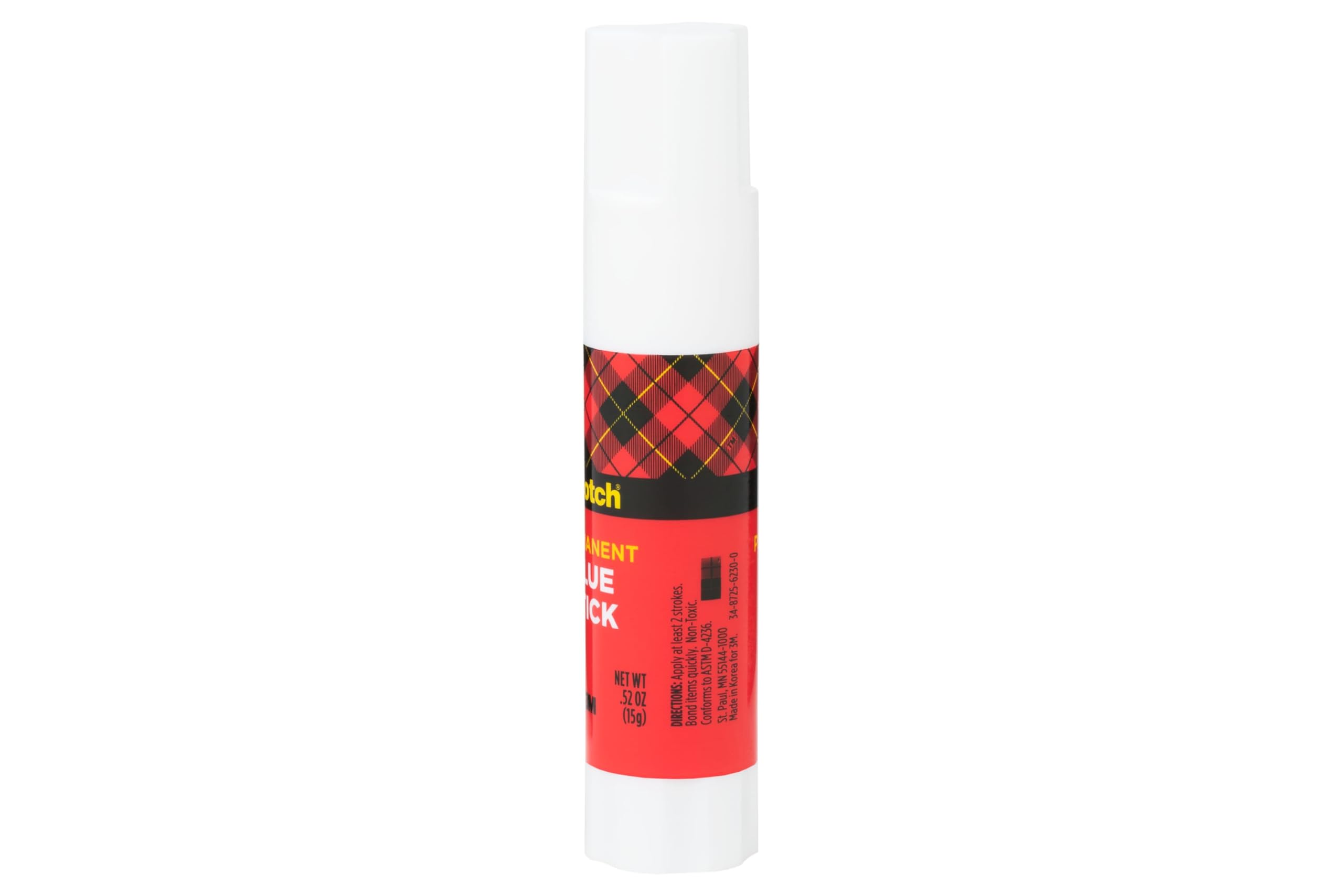Scotch Glue Stick, .52 oz, Acid Free and Non-Toxic (6015)