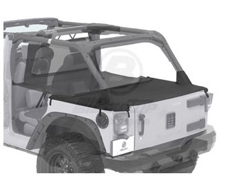 Bestop 9003135 Black Diamond Duster Deck Cover for 2007-2018 Wrangler Unlimited