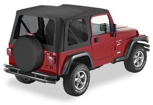 Bestop 7914135 Black Diamond Sailcloth Replace-A-Top for 2003-2006 Wrangler (Except Unlimited)
