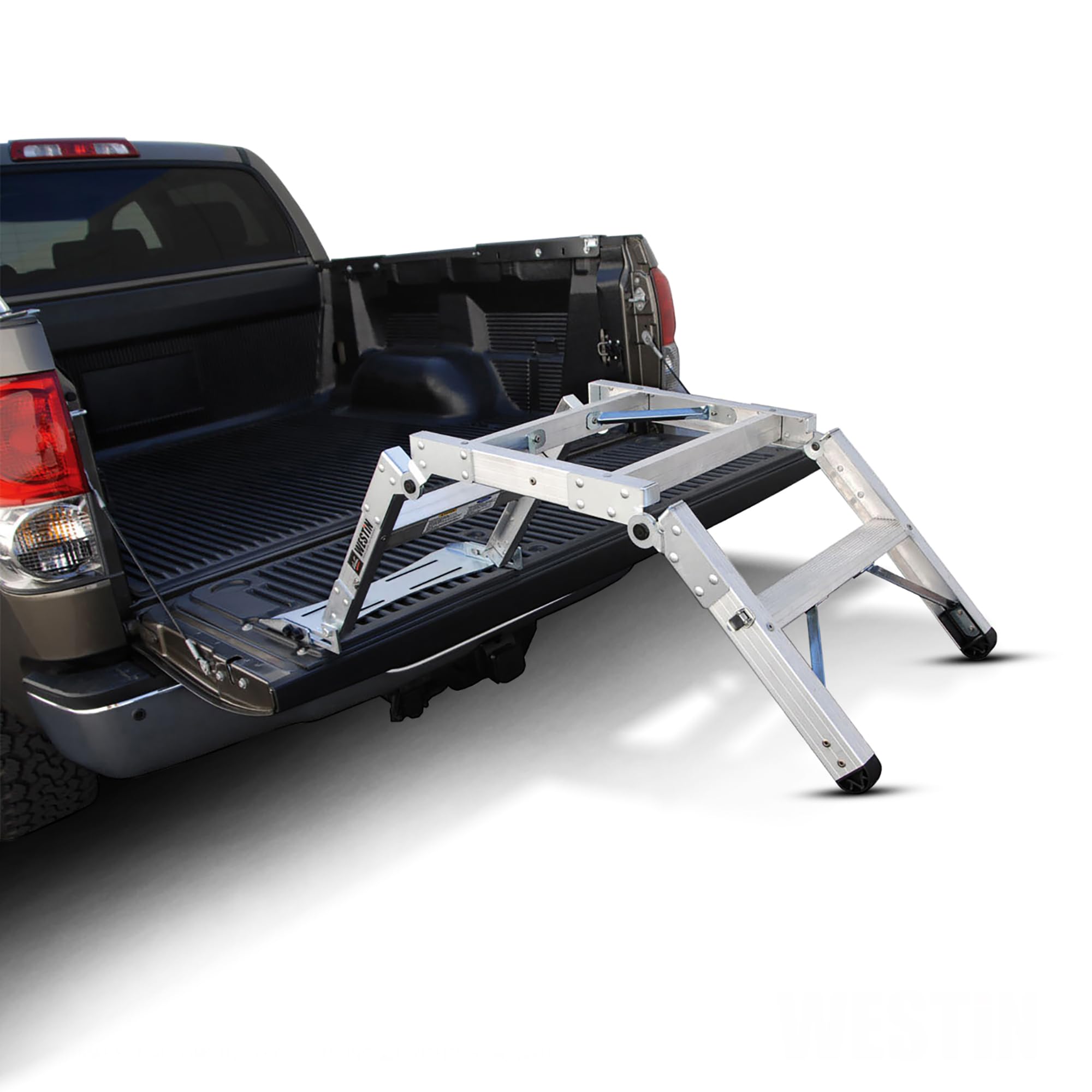 Westin 10-3000 Truck-Pal Tailgate Ladder,Silver