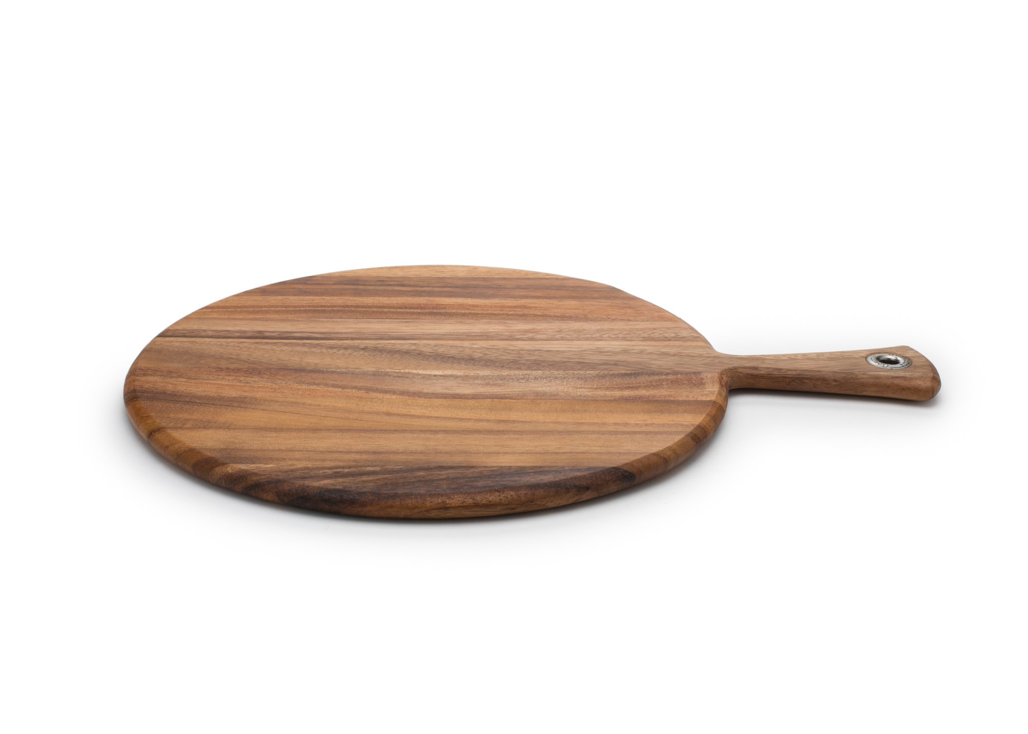 Ironwood Gourmet Round Provencale Paddle Round, Acacia Wood 0.5 x 12 x 16 inches