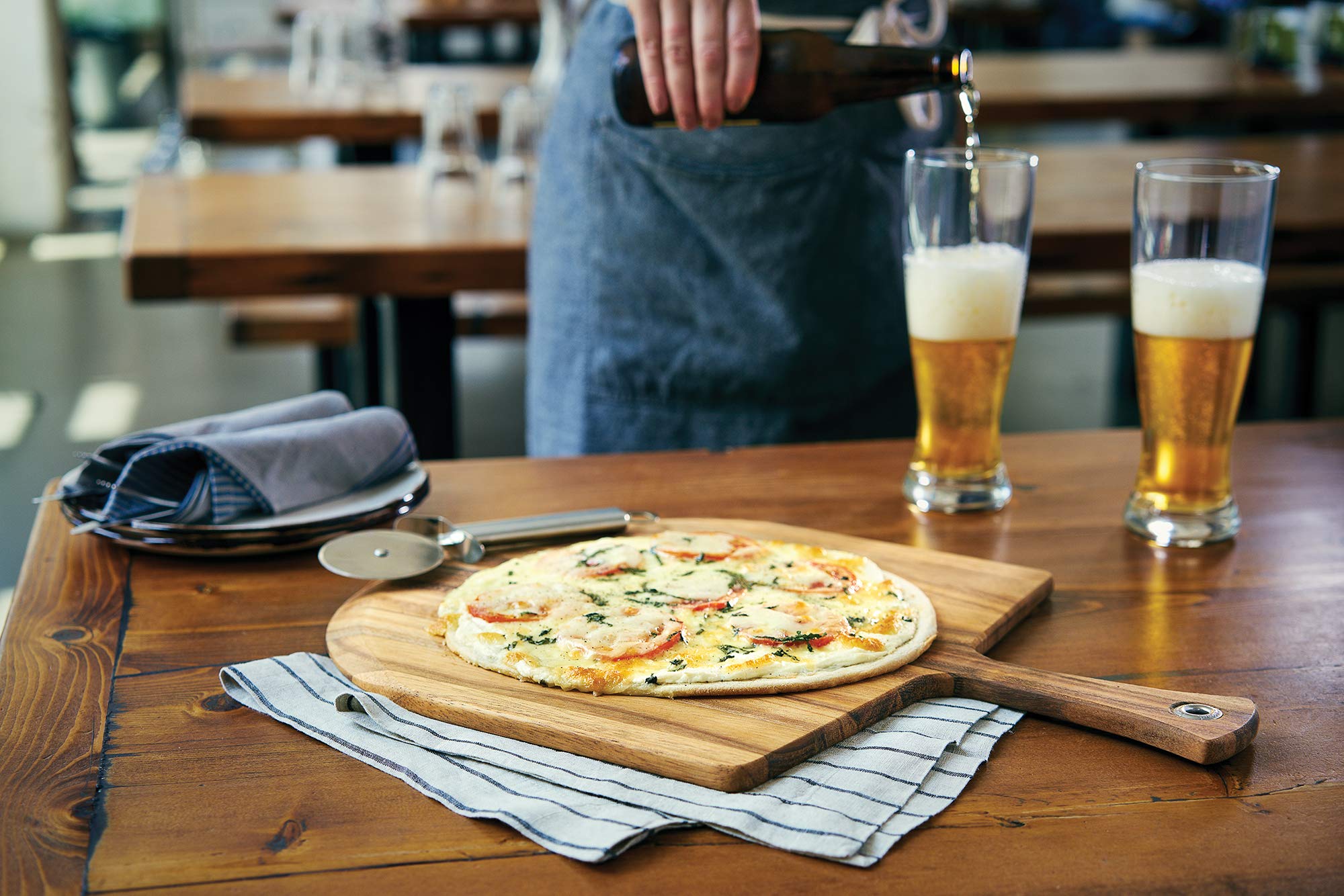 Ironwood Gourmet Napoli Pizza Peel, Acacia Wood