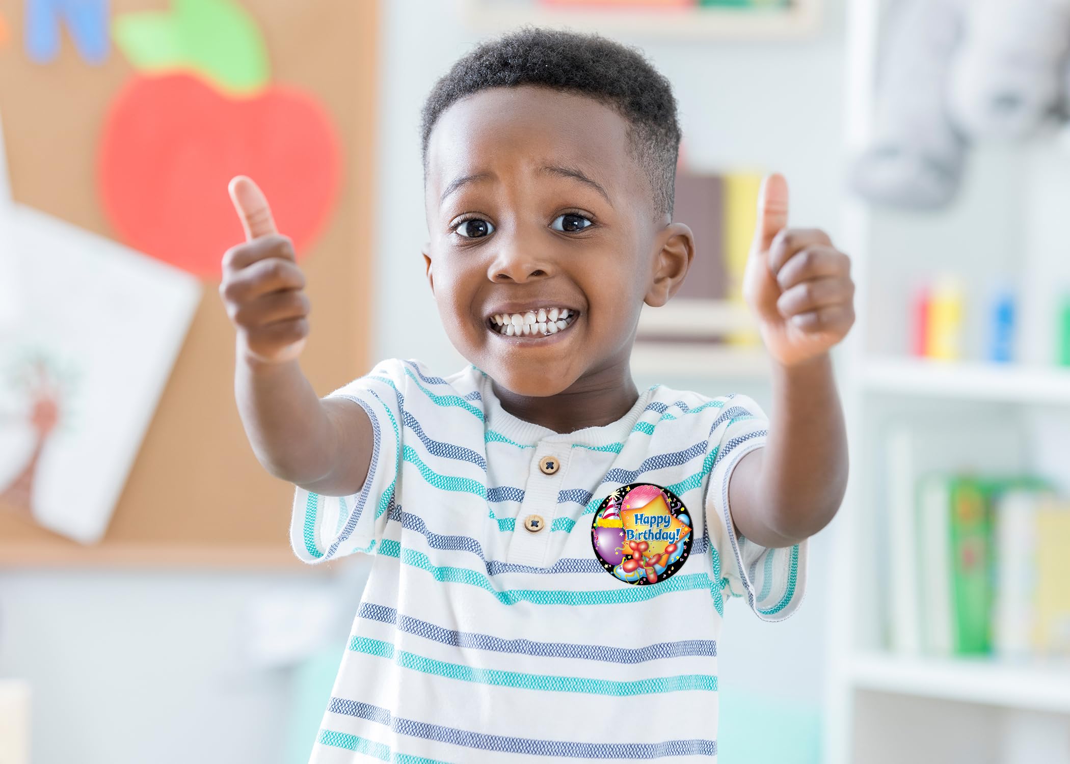 Teacher Created Resources Happy Birthday Wear'Em Badges (4496)