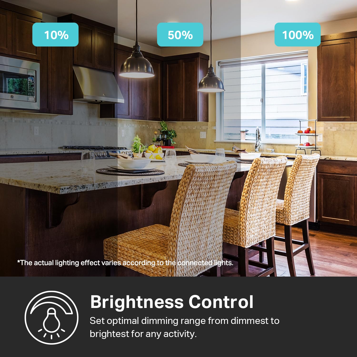 Kasa Smart Dimmer Switch HS220, Single Pole, Needs Neutral Wire, 2.4GHz Wi-Fi Light Switch Works with Alexa and Google Home, UL Certified, No Hub Required