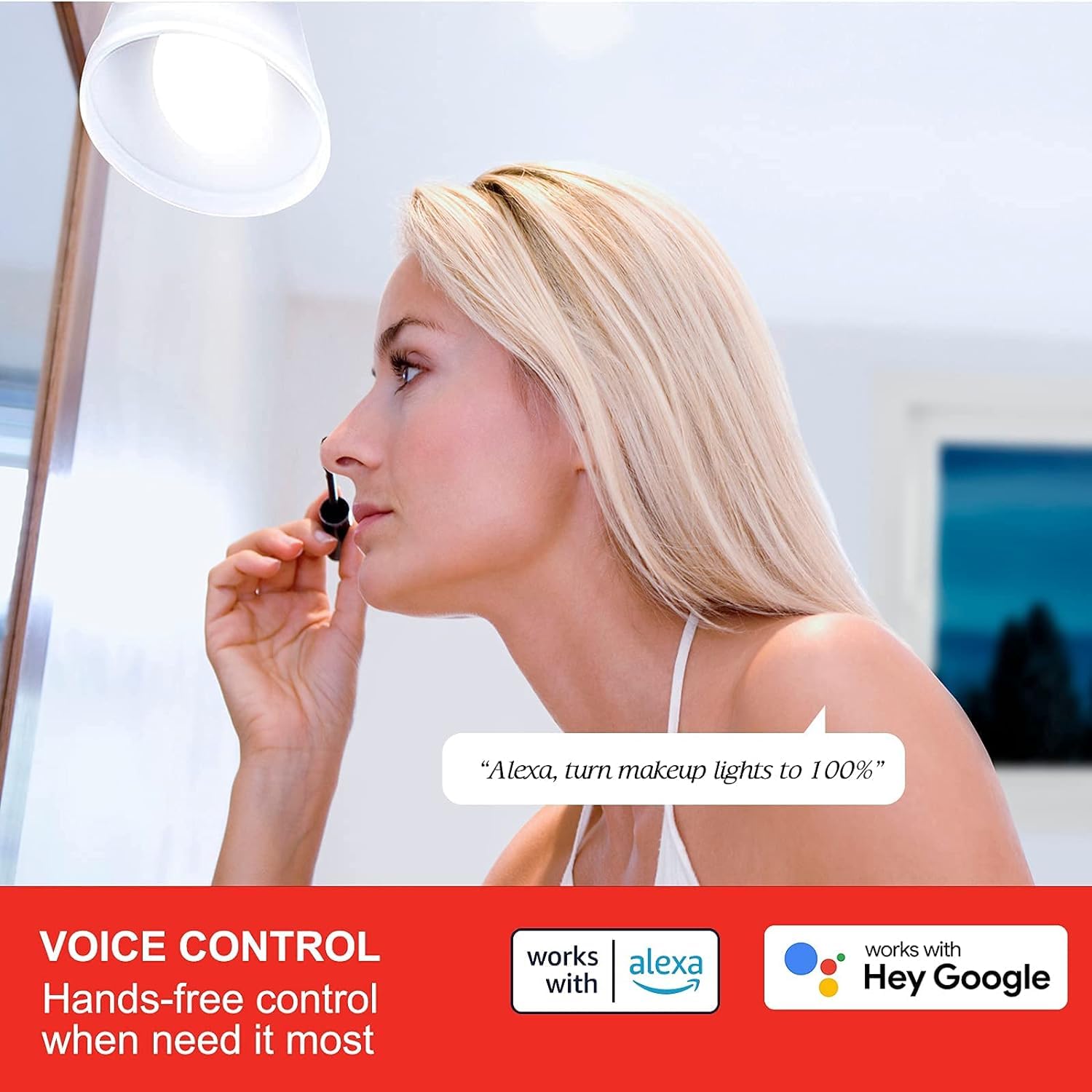 Sengled Alexa Light Bulb, WiFi Bulbs, Smart Bulbs, Smart Bulbs That Work with Alexa and Google Assistant, A19 Daylight (5000K) No Hub Required, 800LM 60W High CRI>90 Equivalent, 4 Pack