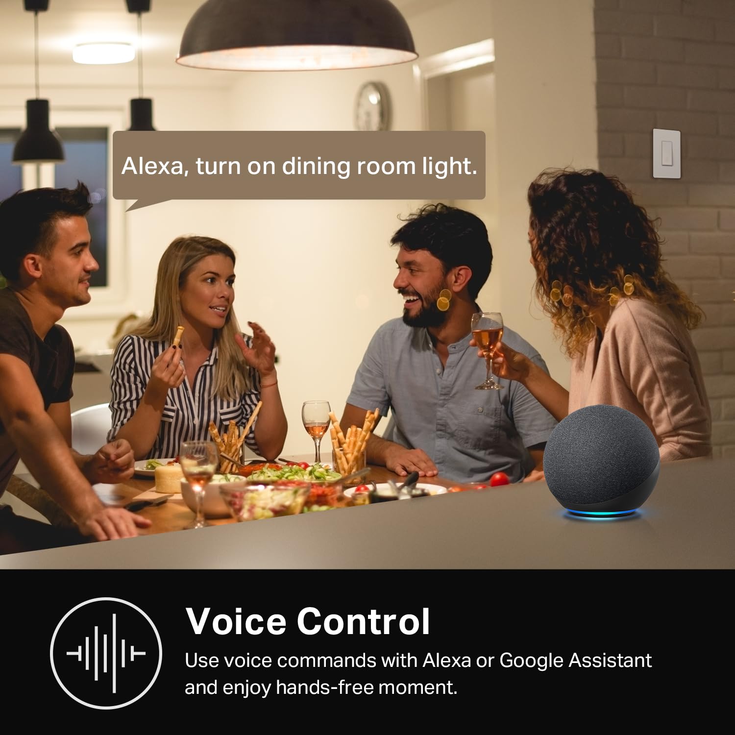 Kasa Smart 3 Way Switch HS210 KIT, Needs Neutral Wire, 2.4GHz Wi-Fi Light Switch works with Alexa and Google Home, UL Certified, No Hub Required, 2 Count (Pack of 1)