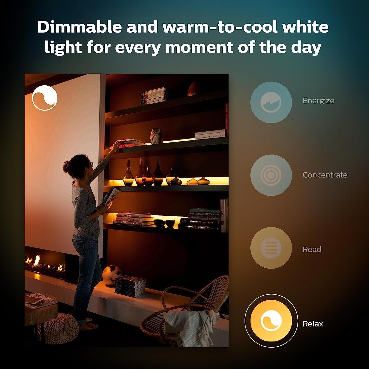 Philips Hue Lightstrip Plus (2m/6ft Base Kit with Plug), Works with Amazon Alexa, Apple Homekit and Google Assistant, Bluetooth Compatible, Single Color Effect