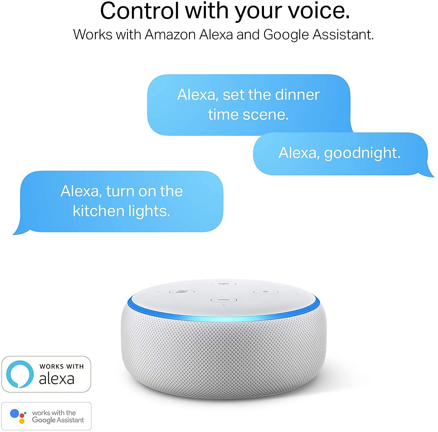 Kasa Smart Bulb, Dimmable Color Changing Light Bulb Work with Alexa and Google Home, 1000 Lumens 60W Equivalent, Amazon CFH&FFS, 2.4Ghz WiFi only, No Hub Required, 2-Year Warranty, 1-Pack (KL135)