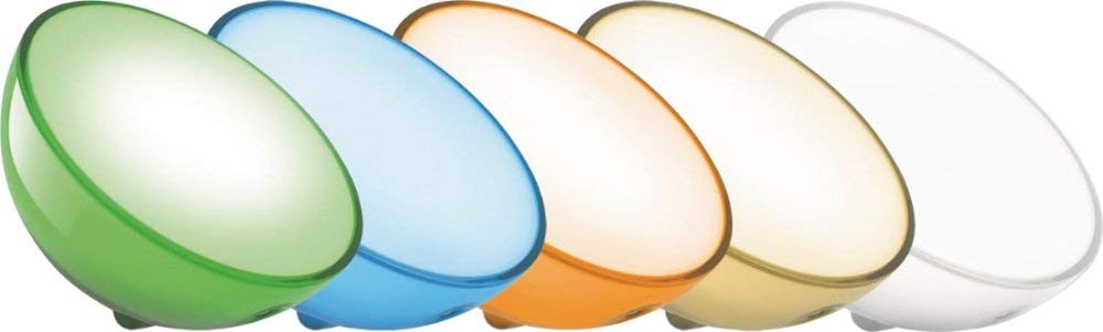 PHILIPS Hue Go White and Color Portable Dimmable LED Smart Light Table Lamp (Requires Hue Hub, Works with Alexa, HomeKit and Google Assistant), White