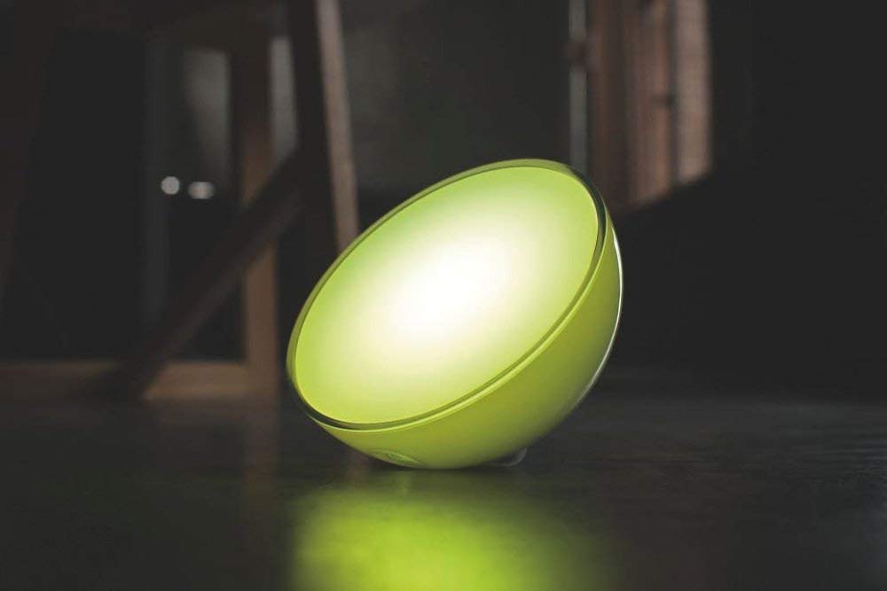 PHILIPS Hue Go White and Color Portable Dimmable LED Smart Light Table Lamp (Requires Hue Hub, Works with Alexa, HomeKit and Google Assistant), White