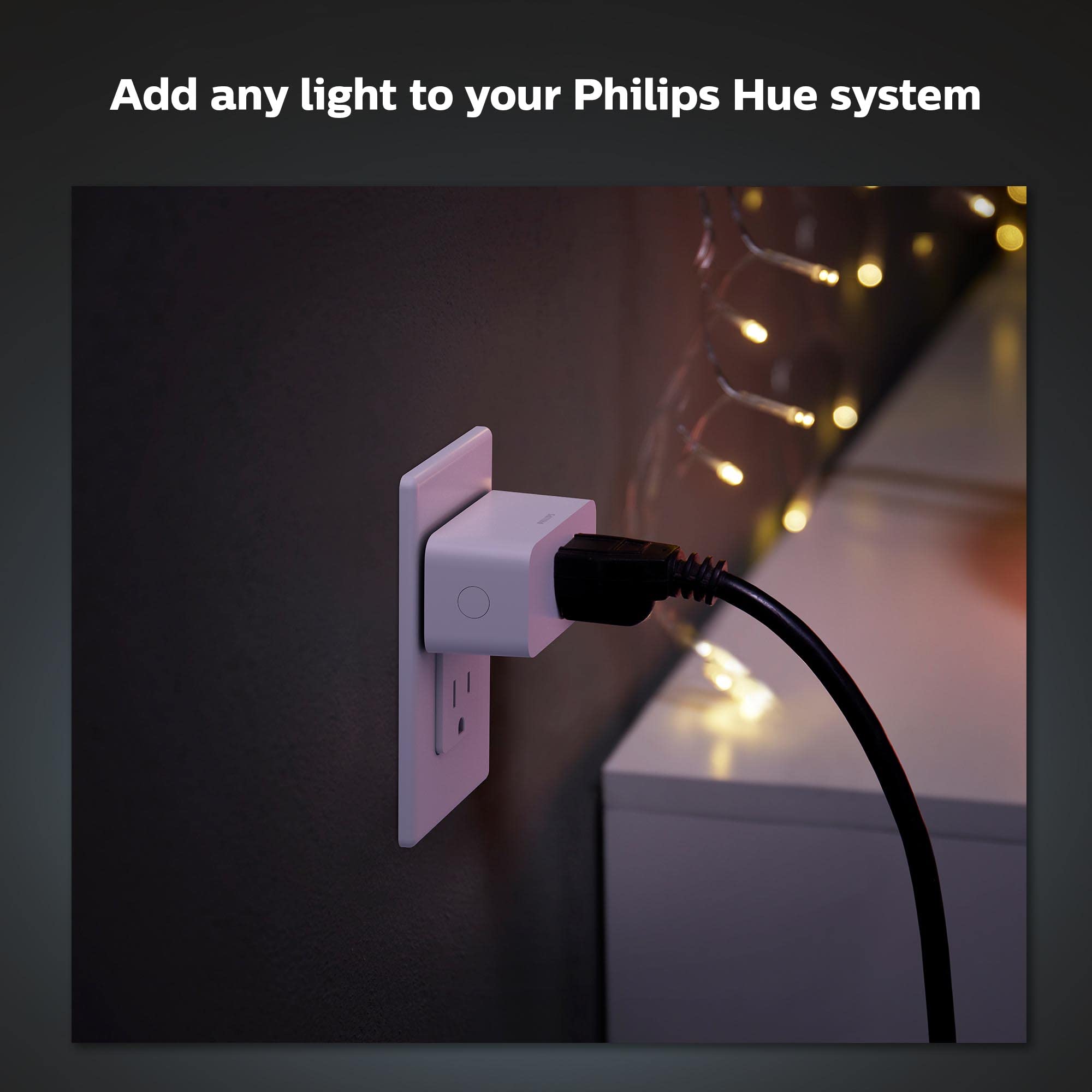 Philips Hue 552349-2 Smart Plug, 2 Count (Pack of 1), White