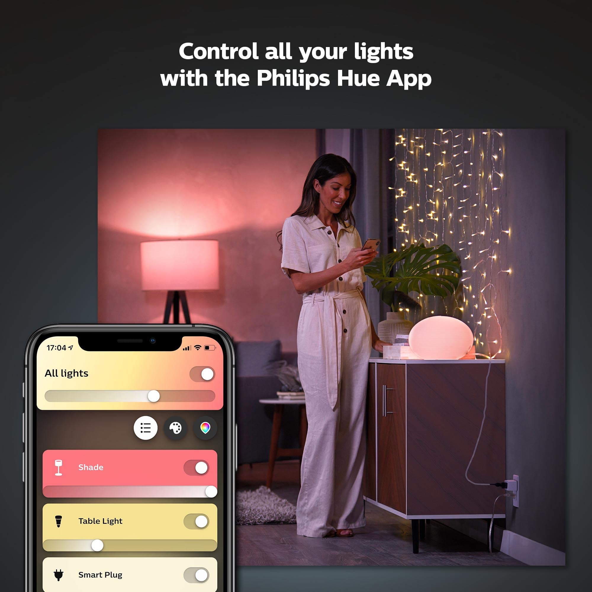 Philips Hue 552349-2 Smart Plug, 2 Count (Pack of 1), White