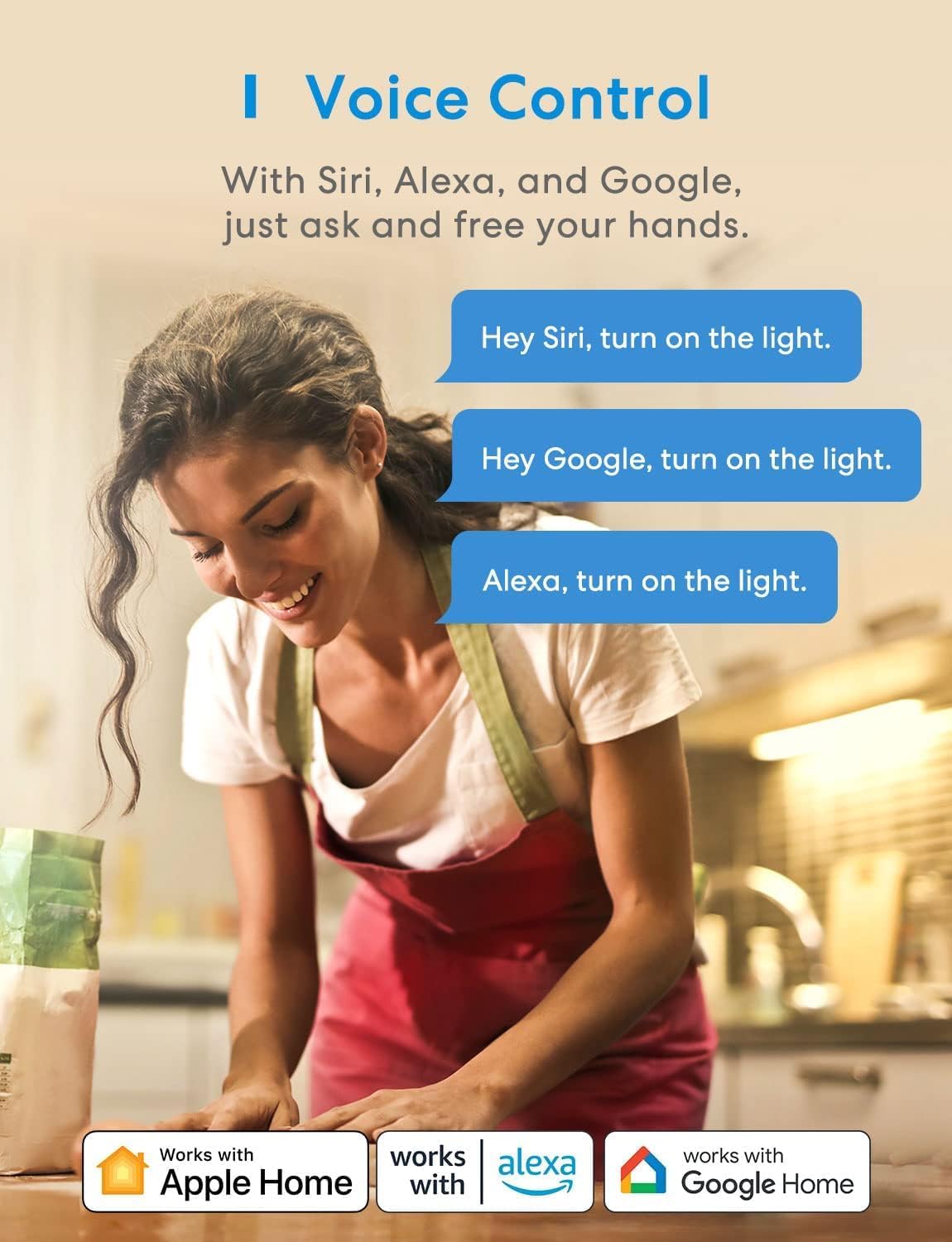 Meross Smart Light Switch Supports Apple HomeKit, Siri, Alexa, Google Assistant & SmartThings, 2.4GHz Wi-Fi Light Switch, Neutral Wire Required, Single Pole, Remote Control Schedule, 2 Pack