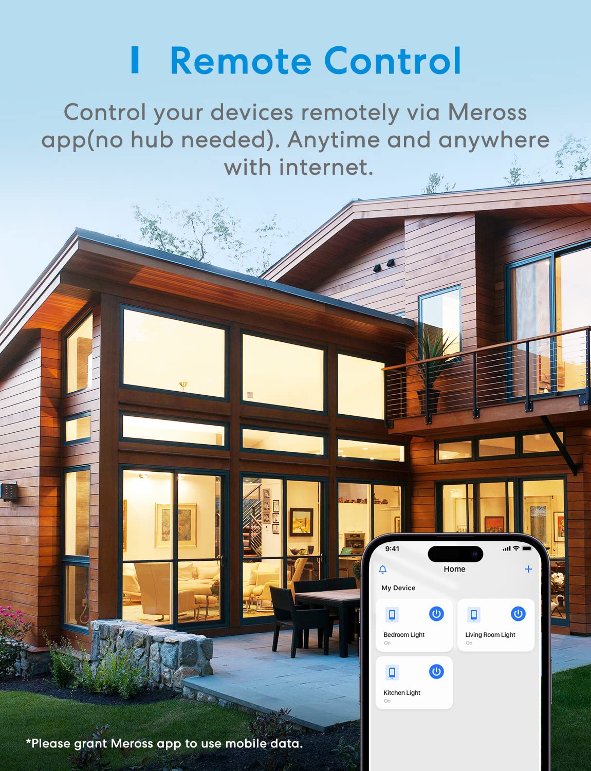 Meross Smart Dimmer Switch Single Pole Supports Apple HomeKit, Alexa Google Assistant & SmartThings, 2.4GHz WiFi Light Switch for Dimmable LED, Neutral Wire Required, Remote Control Schedule, 2 Pack