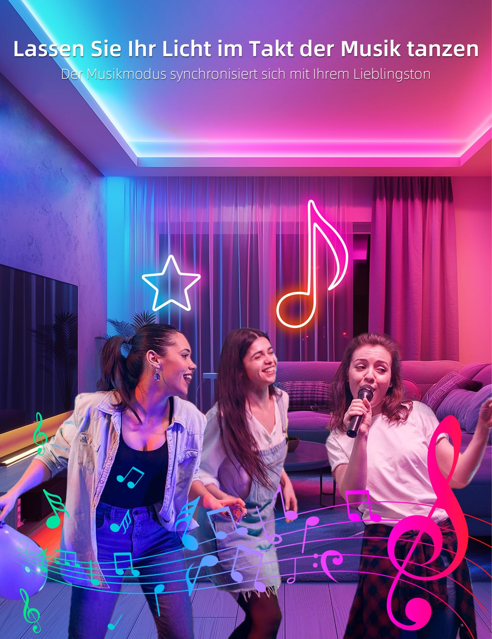 12v RGB Led Light Strip,Flexible Led Strip Lights IP65 Waterproof Cuttable Led Neon Flex Alexa WiFi Compatible Silicone 16.4ft Color Changing Bluetooth Phone App Control with Remote for Party DIY