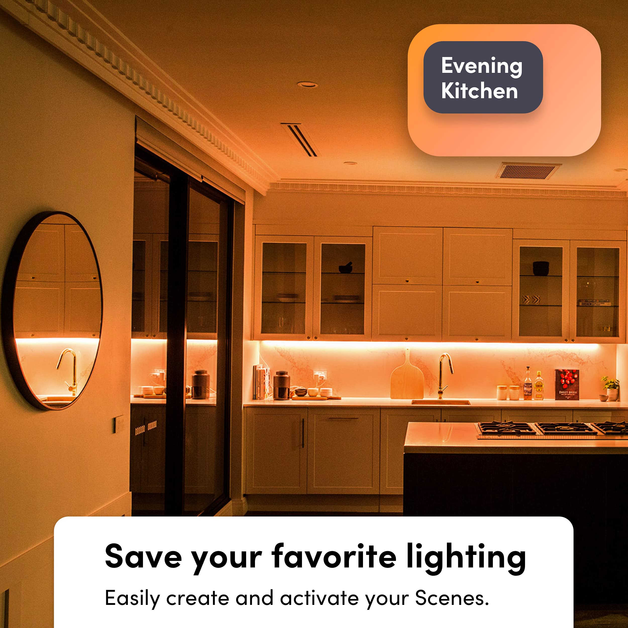 LIFX Lightstrip Color Zones, Wi-Fi Smart LED Light Strip, Full Color with Polychrome Technology™, No Bridge Required, Works with Alexa, Hey Google, HomeKit and Siri, 80" Kit