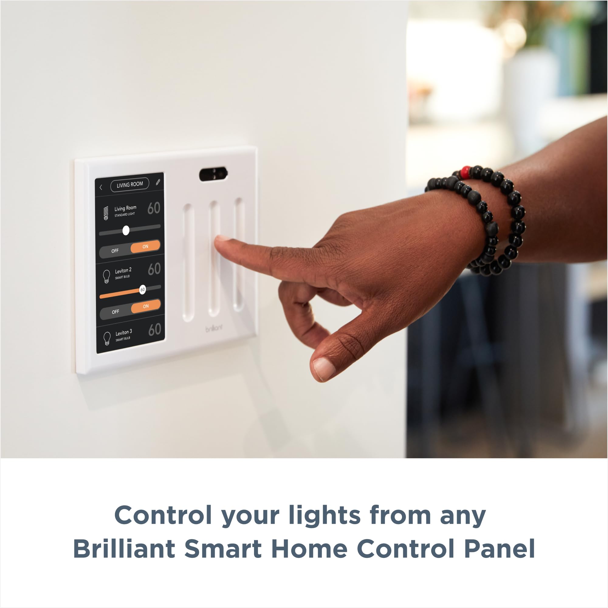 Brilliant Smart Dimmer Switch (White) β Compatible with Alexa, Google Assistant, Apple HomeKit, Hue, LIFX, SmartThings, TP-Link, Wemo and More