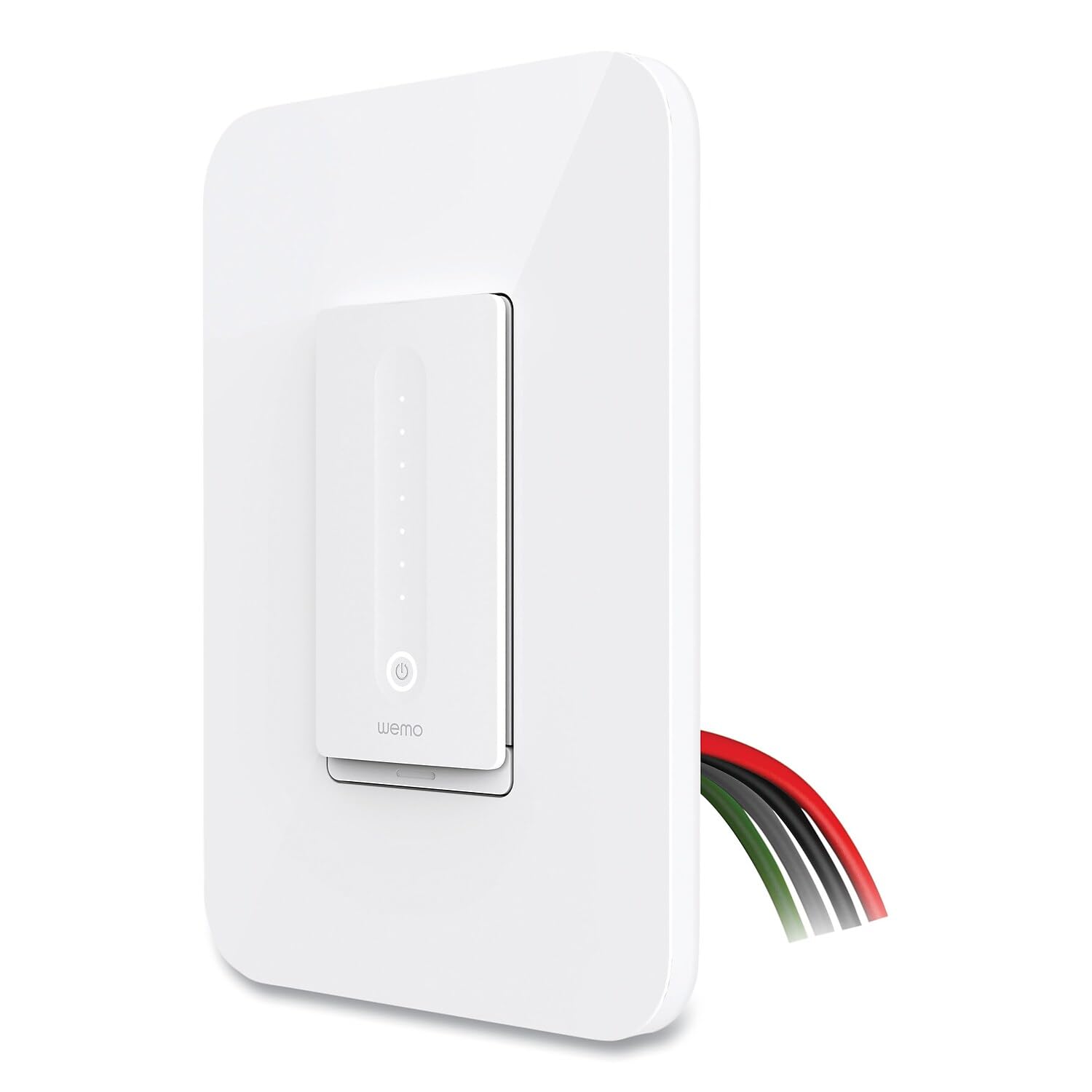 WeMo - WDS060 Wemo WiFi Smart Dimmer Switch (Dim + Control Lights from Anywhere w/App, Voice Control w/Alexa, Google Assistant, Apple HomeKit)