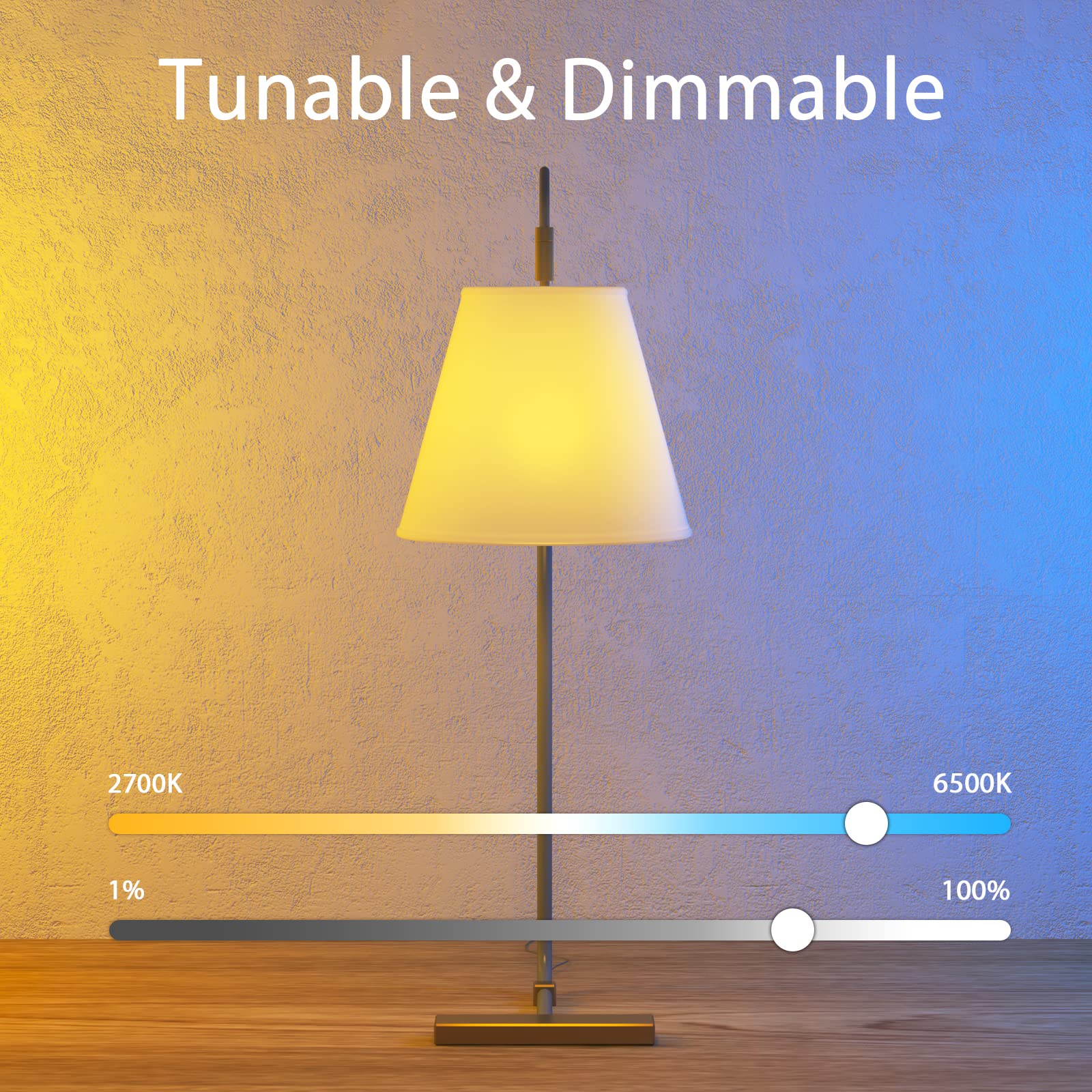 LUMIMAN Candelabra Smart Bulb E12 LED Smart Light Bulbs WiFi RGB Color Changing Smart Lights That Work with Alexa Google Home Music Sync Tunable White 5W 400lm No Hub Required 3 Pack