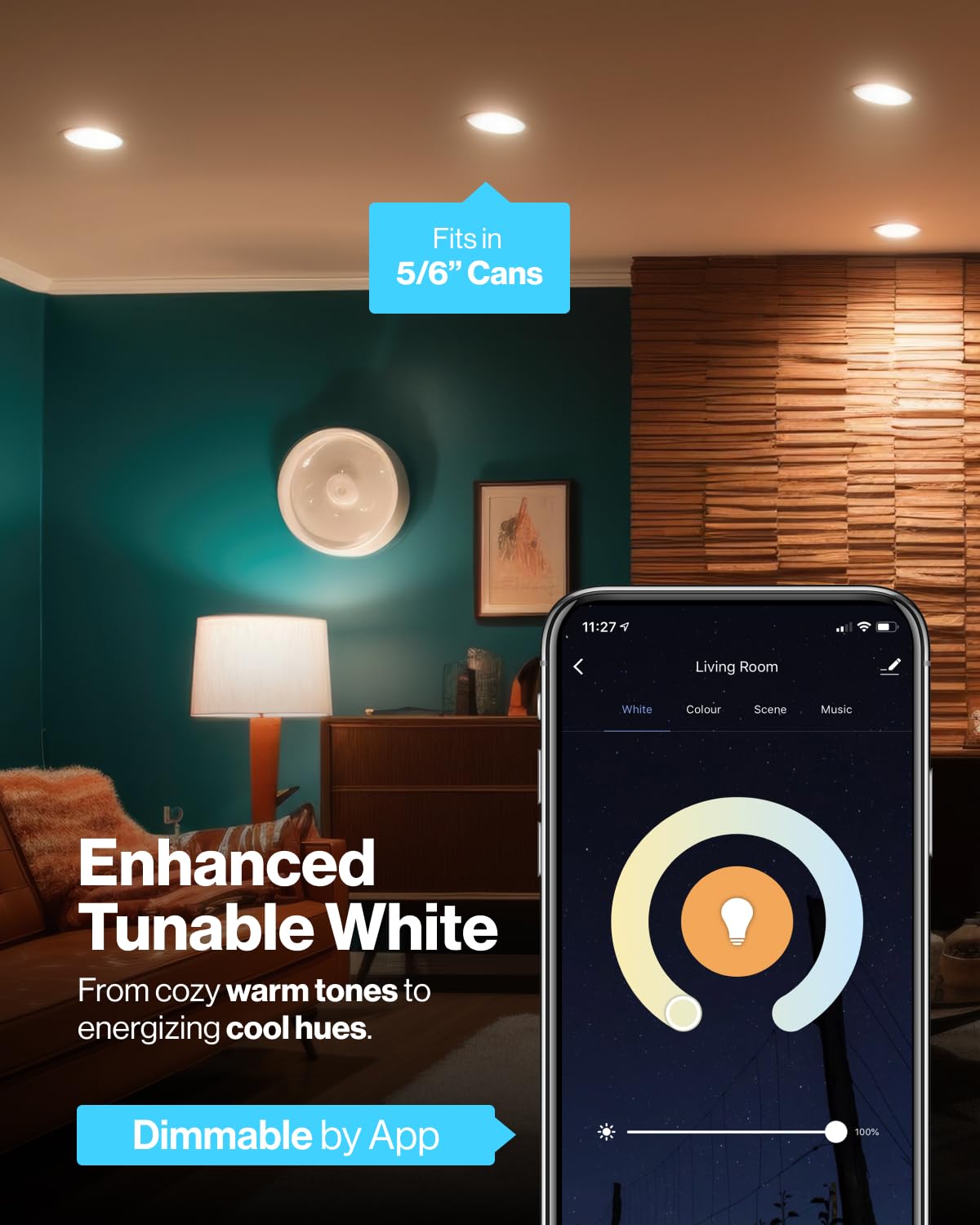 Sunco Lighting BR30 Alexa Smart Flood Light Bulbs Color Changing LED Recessed WiFi Bulb, 8W, RGBCW, Dimmable, 650 LM, Compatible with Alexa & Google Assistant, E26 Base, No Hub Required 4 Pack