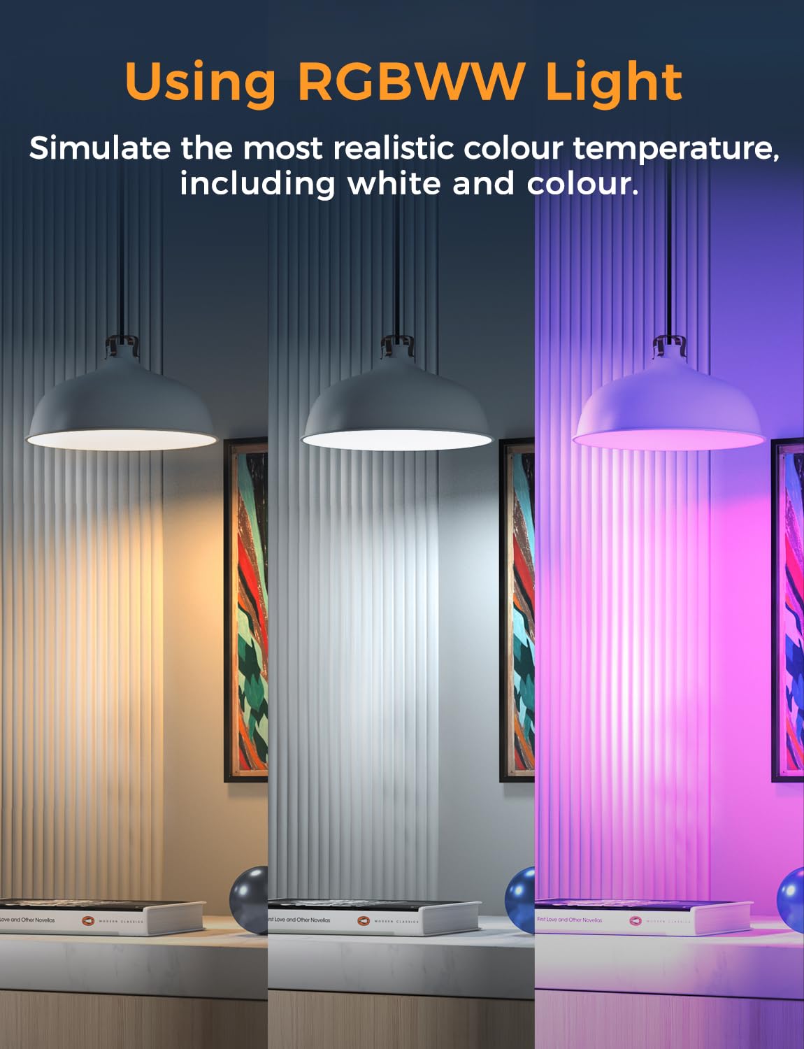 Refoss Smart Bulbs Works with Apple HomeKit, Color Changing Smart Light Bulbs Compatible with Siri, Alexa and Google Home, A19 LED Bulb, E26 Fitting, 2700K-6500K Dimmable, 9W 810 Lumens, 2 Pack
