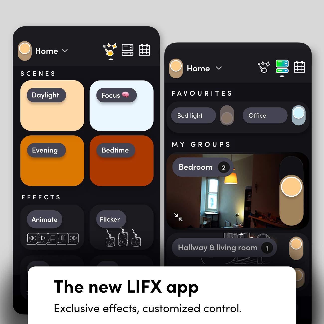 LIFX Candle White to Warm E12, 480 lumens, Wi-Fi Double-Diffuser Smart LED Light Bulb, Tunable White, Dimmable, No Bridge Required, Compatible with Alexa, Hey Google, Apple HomeKit.