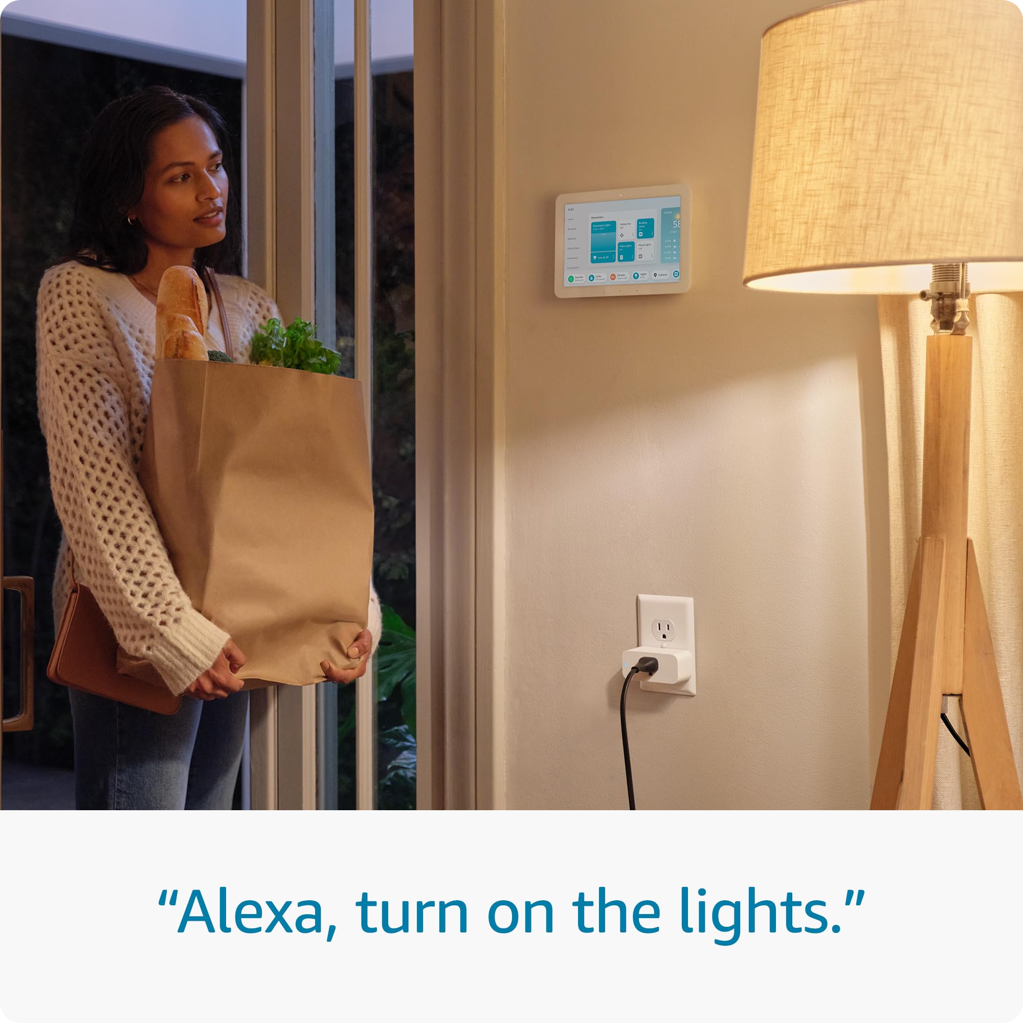 Amazon Smart Plug, for home automation, Works with Alexa - A Certified for Humans Device