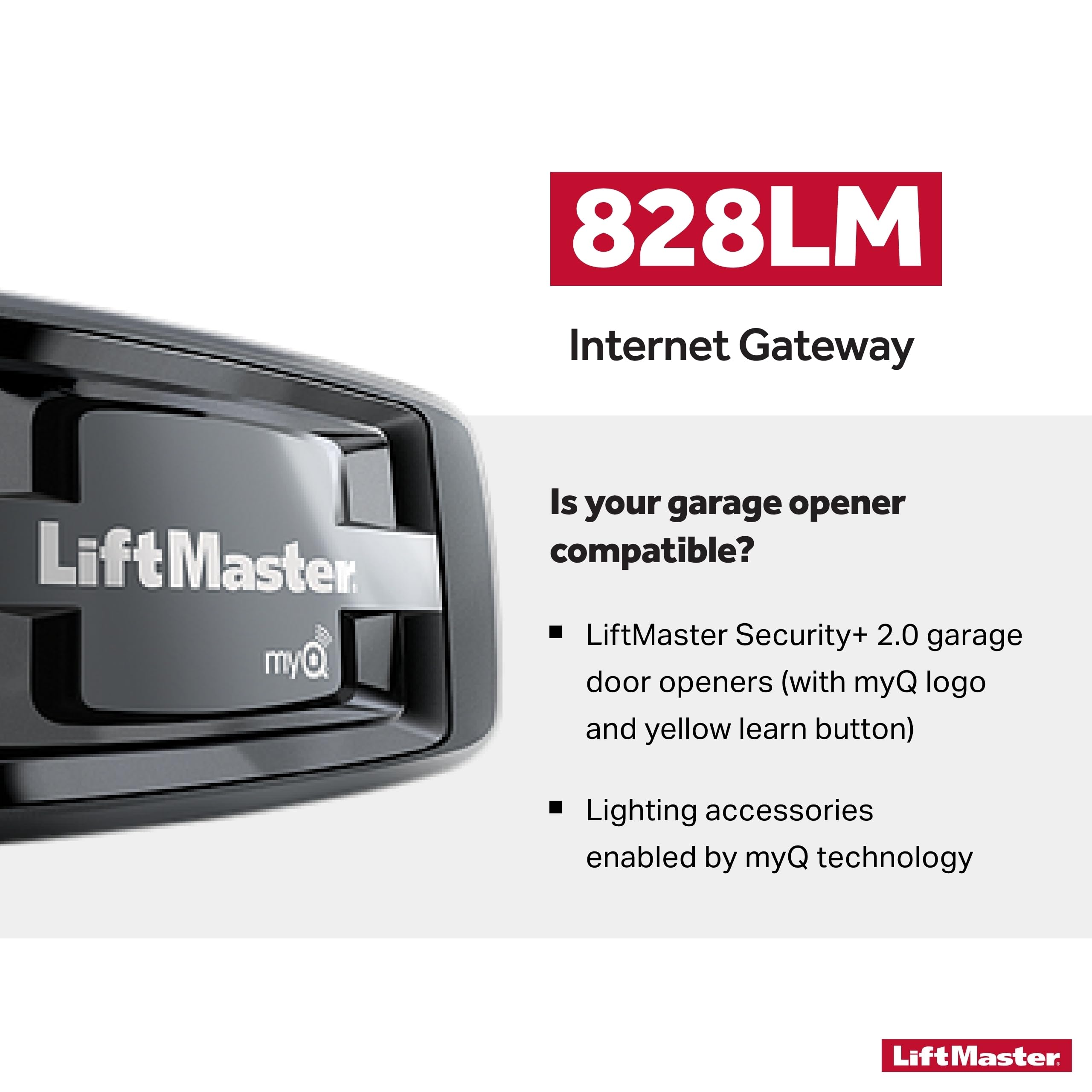 LiftMaster 828LM Internet Gateway Remote Light for MyQ-Enabled Garage Door Openers and Gate Operator