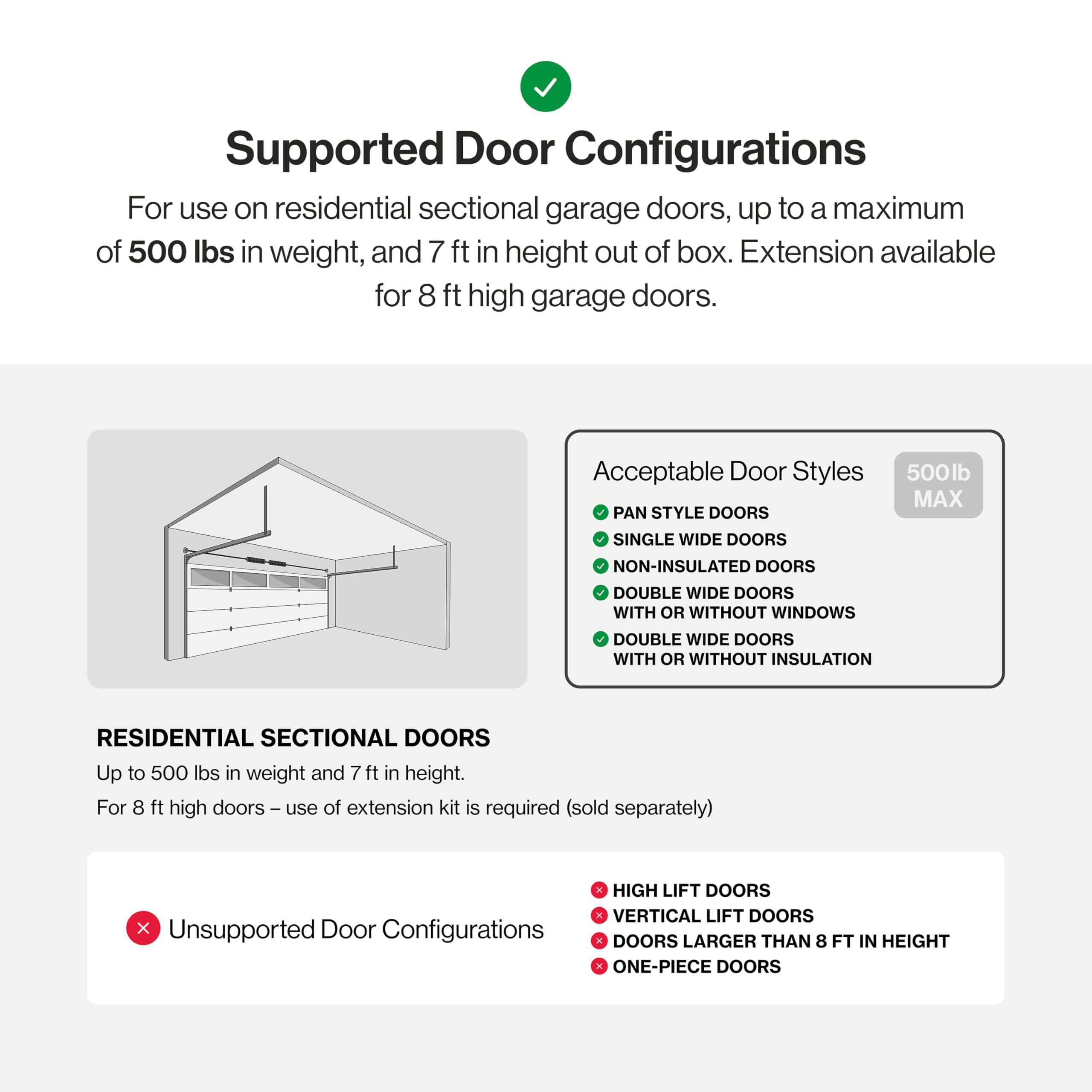 Genie 7155-TKV Smart Garage Door Opener StealthDrive Connect - Ultra Quiet opener, WiFi, Battery Backup - Works with Alexa & Google Home
