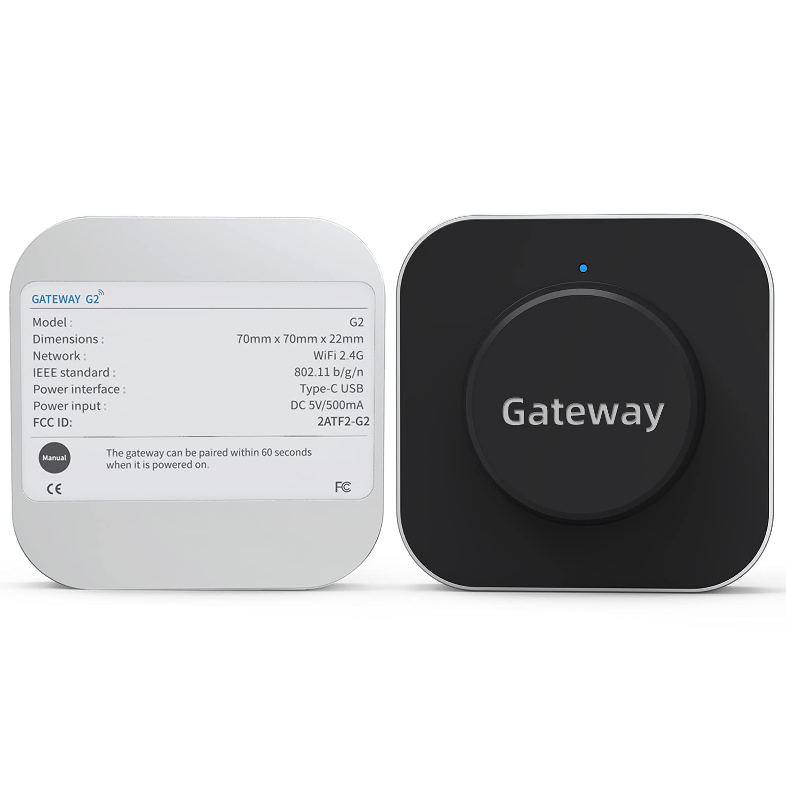 hornbill Gateway for Smart Door Lock, Wi-Fi Gateway, Keyless Entry Electronic Smart Door Lock Wi-Fi Bridge, Remote Control Bluetooth Lock Works for TTLock App