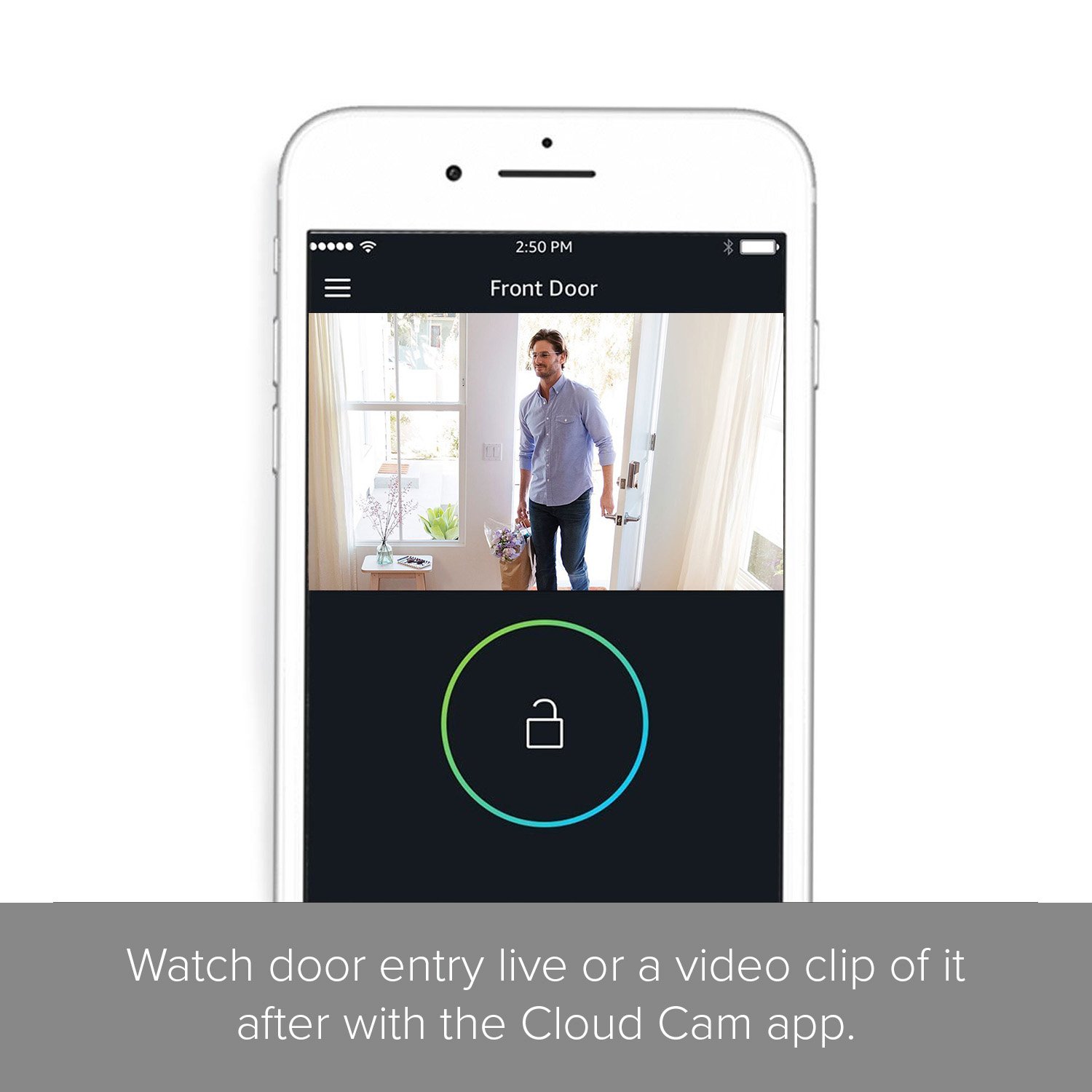 Kwikset Convert Smart Lock Conversion Kit (Amazon Key Edition – Amazon Cloud Cam Required), Compatible with Alexa in Satin Nickel