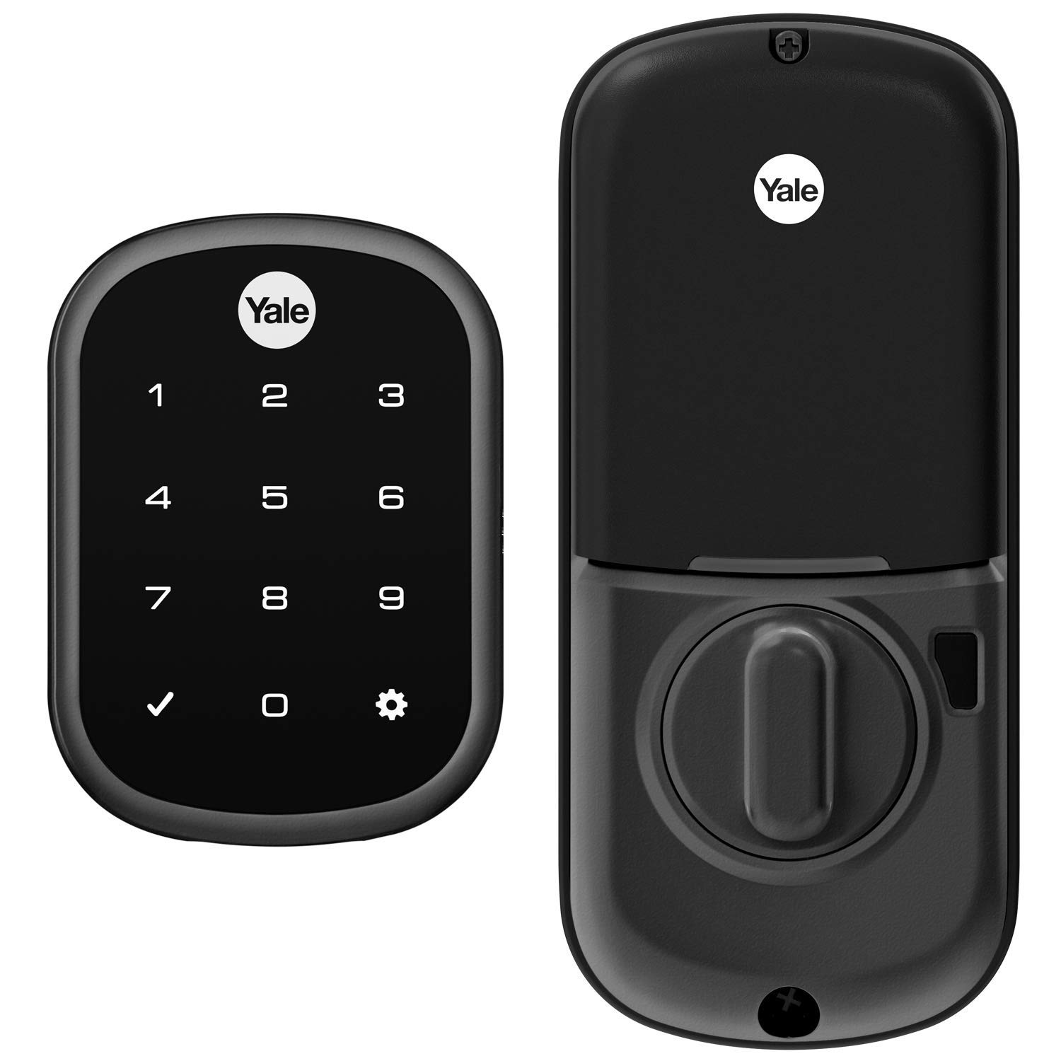 Yale Assure Lock SL, Wi-Fi Touchscreen Smart Lock – Key-Free Access from Anywhere, Works with Your Smart Home – Black Suede