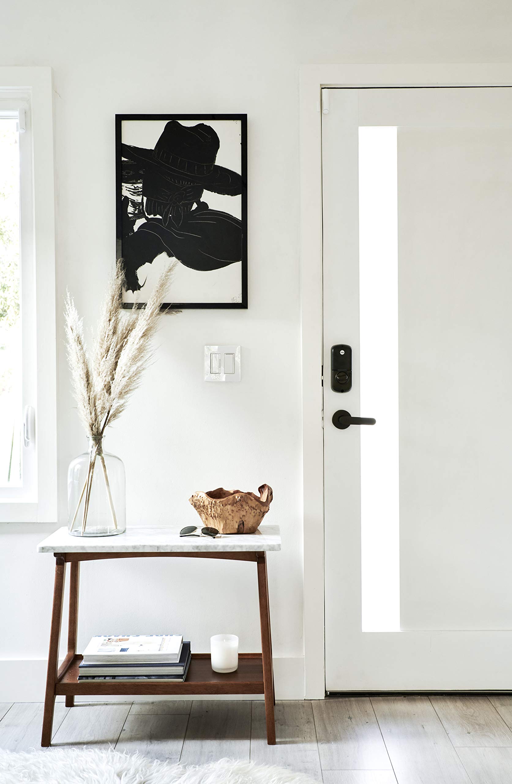 Yale Assure Lock SL, Wi-Fi Touchscreen Smart Lock – Key-Free Access from Anywhere, Works with Your Smart Home – Black Suede
