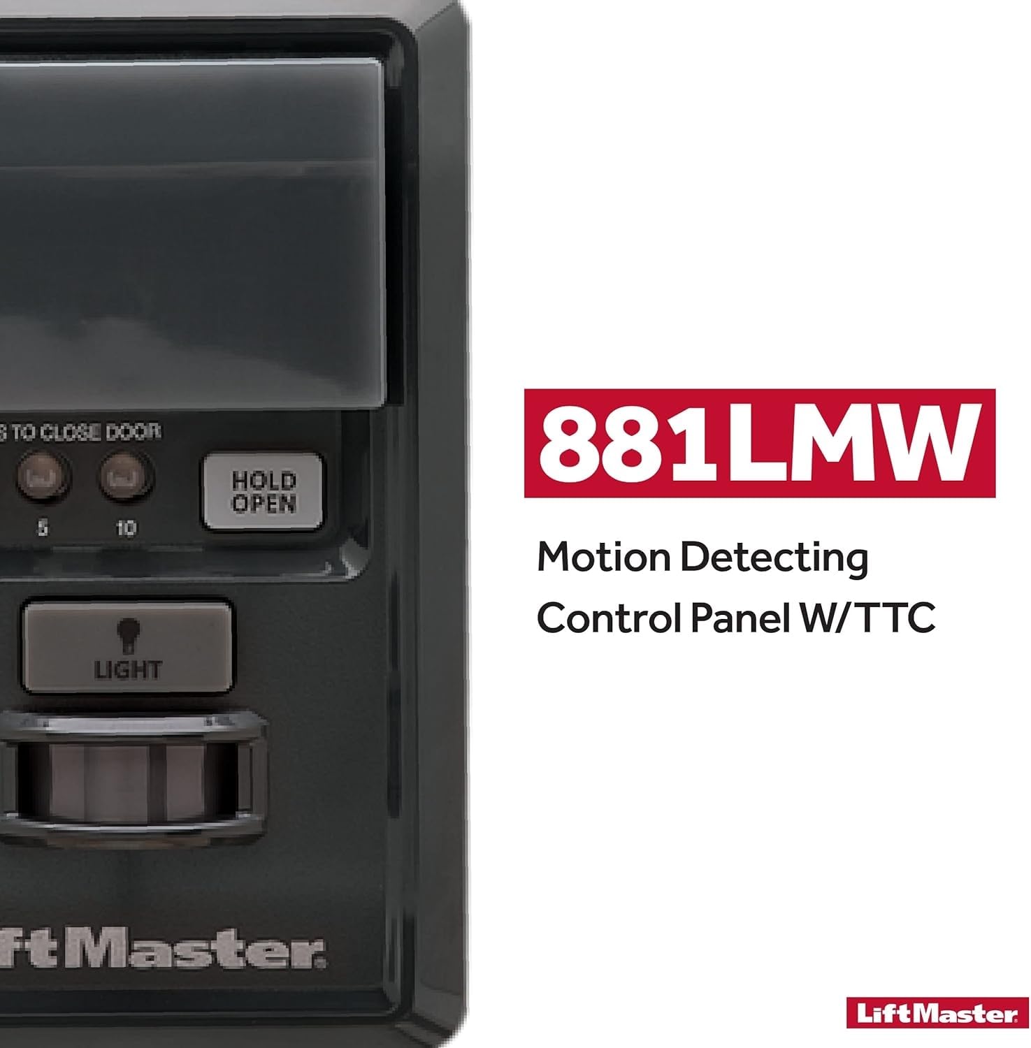 LiftMaster 881LMW Wi-Fi Motion-Detecting Control Panel with Timer-to-Close and Automatic Lighting