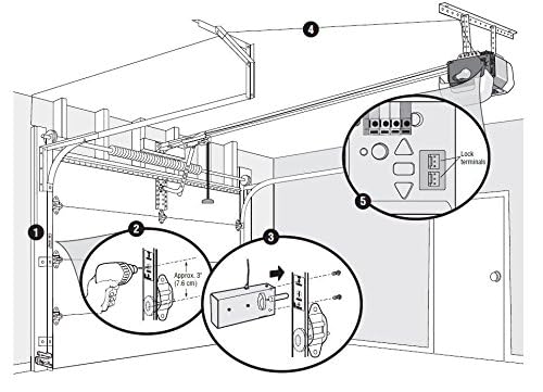 Liftmaster 841LM Automatic Garage Door Lock